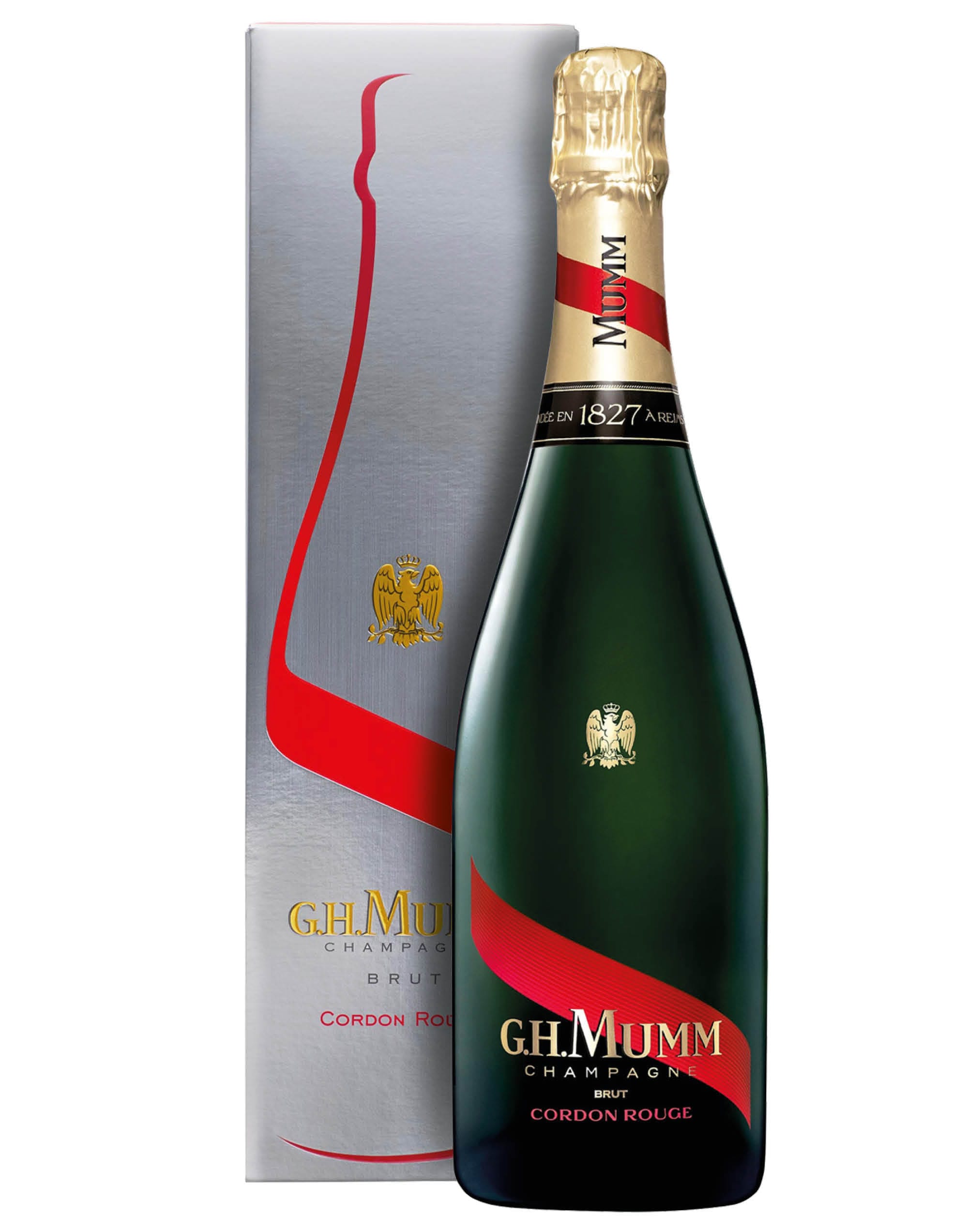 Champagne Brut AOC Cordon Rouge G.H. Mumm 0,75 ℓ, Gift box