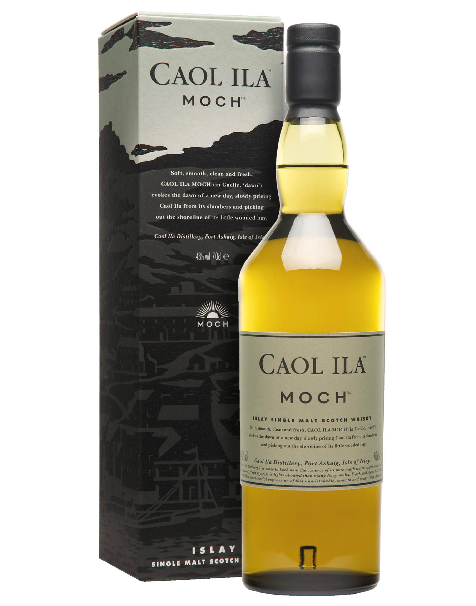 Islay Single Malt Scotch Whisky Moch Caol Ila 0,7 ℓ, Astucciato
