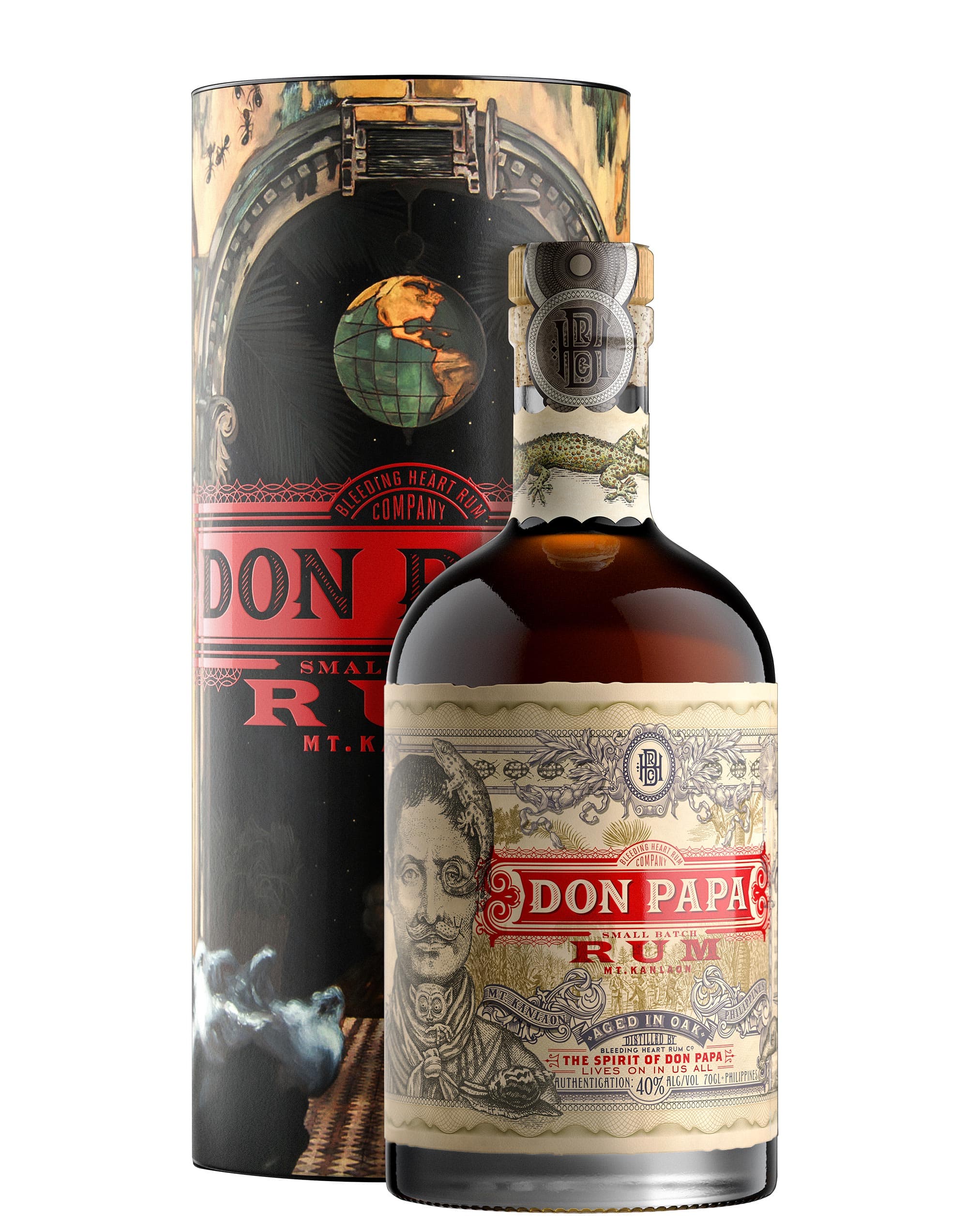 Don Papa Rum Limited Edition Art Canister Don Papa 0,7 ℓ, Gift box