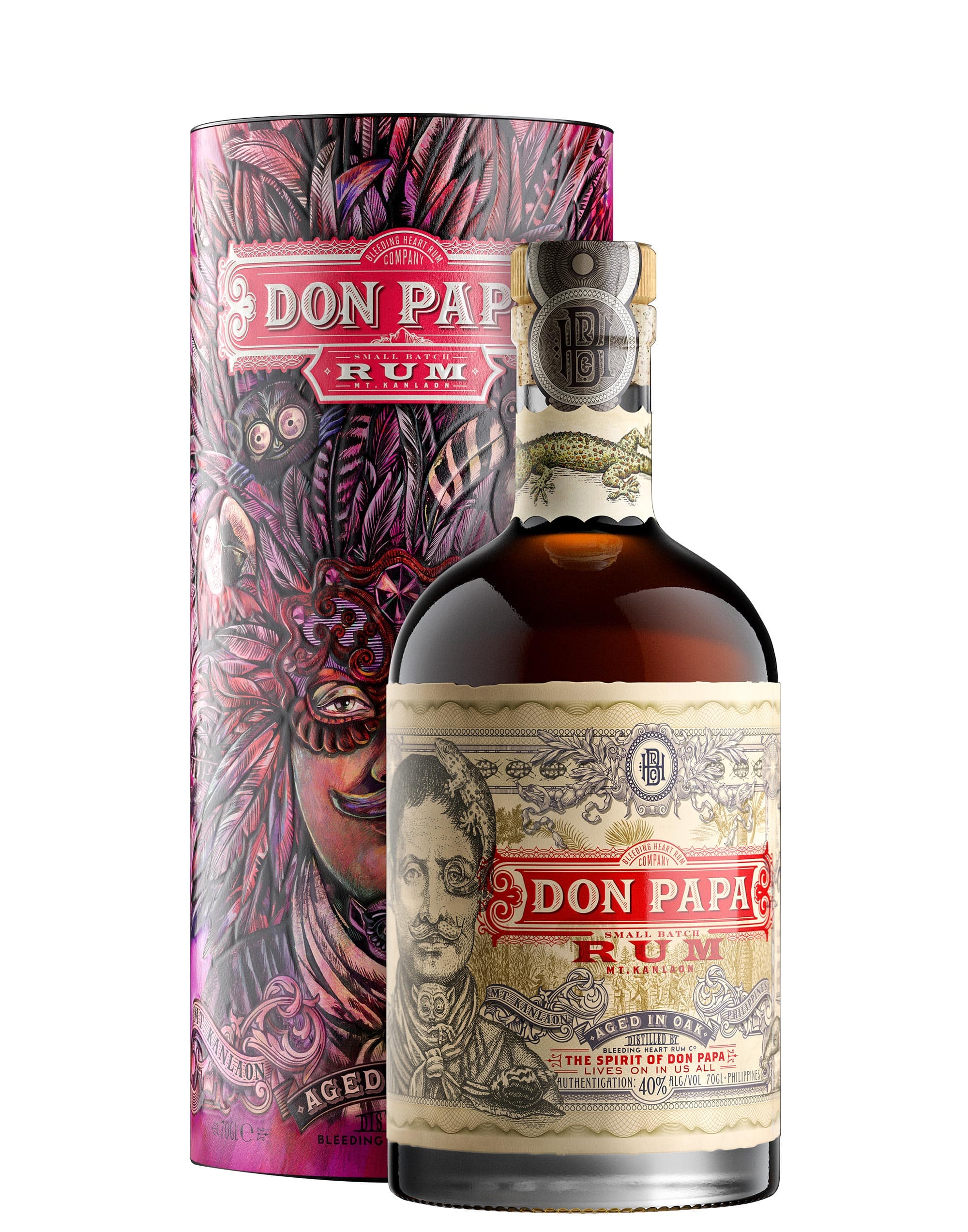 Don Papa Rum Limited Edition Maskara Don Papa 0,7 ℓ, Gift box
