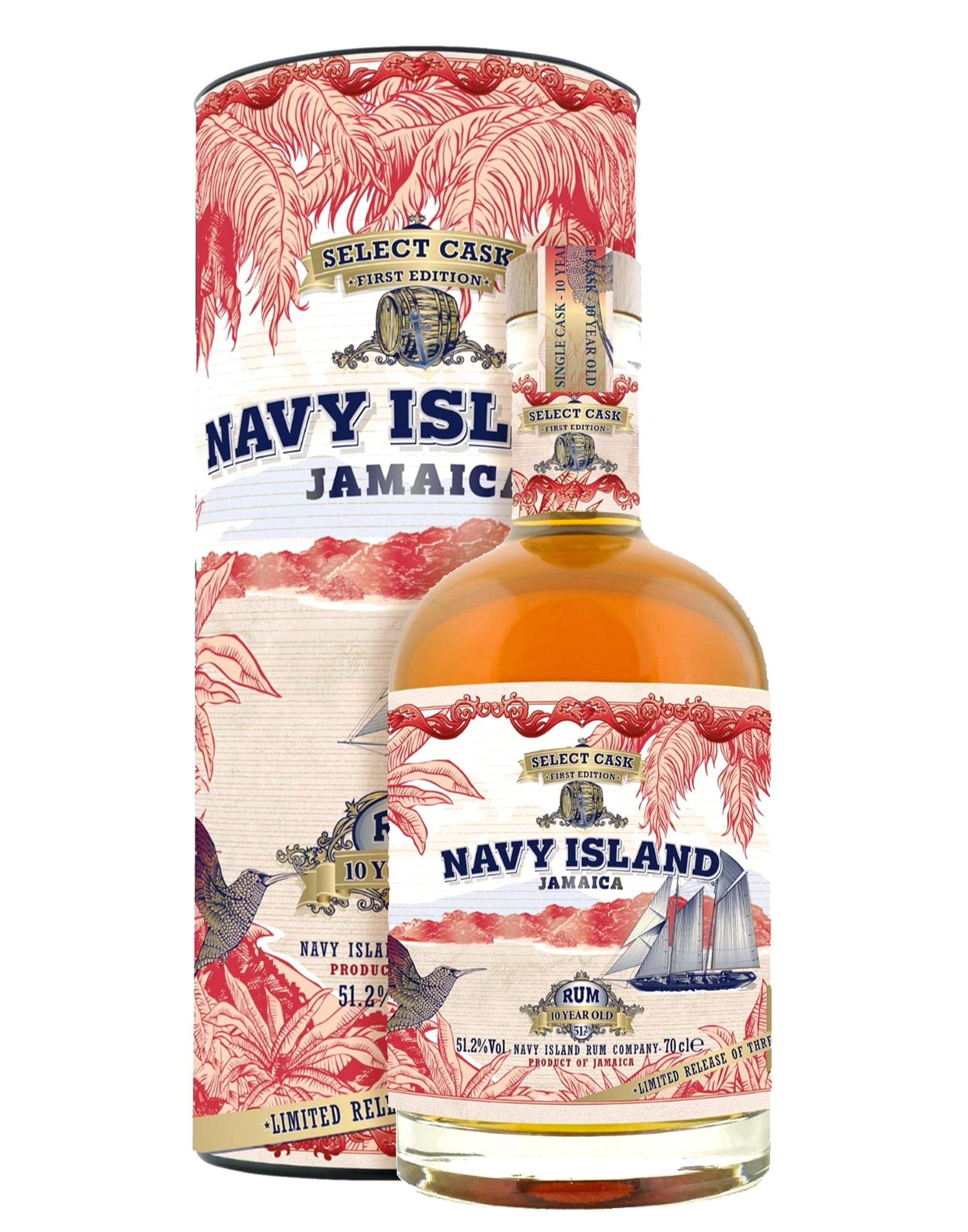 Jamaica Rum 10 Year Old Select Cask Navy Island 0,7 ℓ, Gift box