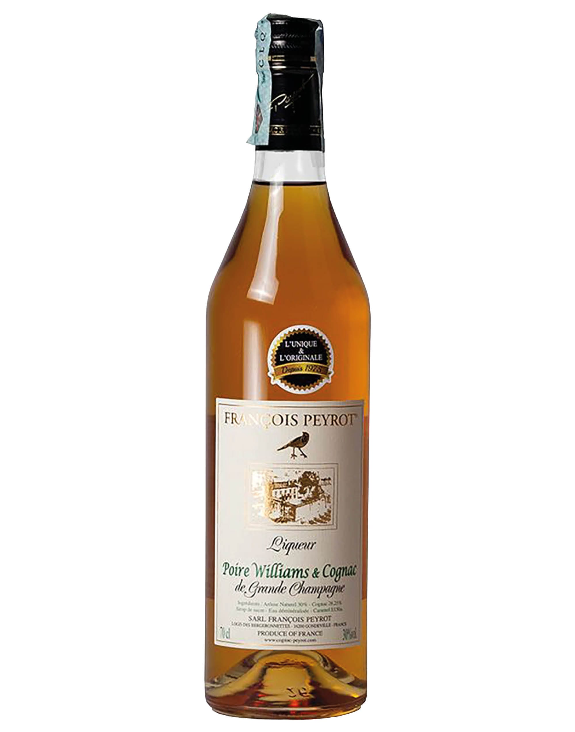 Poire & Cognac Liqueur Peyrot 0,7 ℓ
