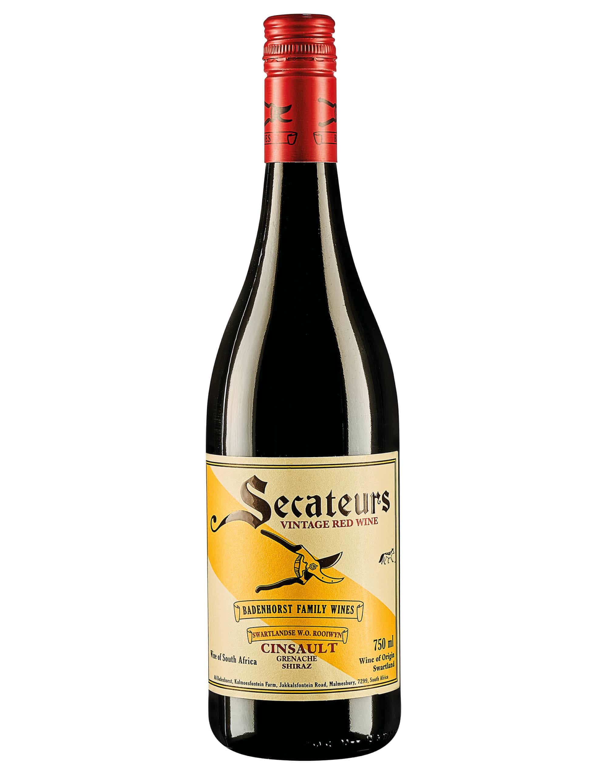 Swartland WO Secateurs Red Blend Badenhorst Family Wines 2019 0,75 ℓ