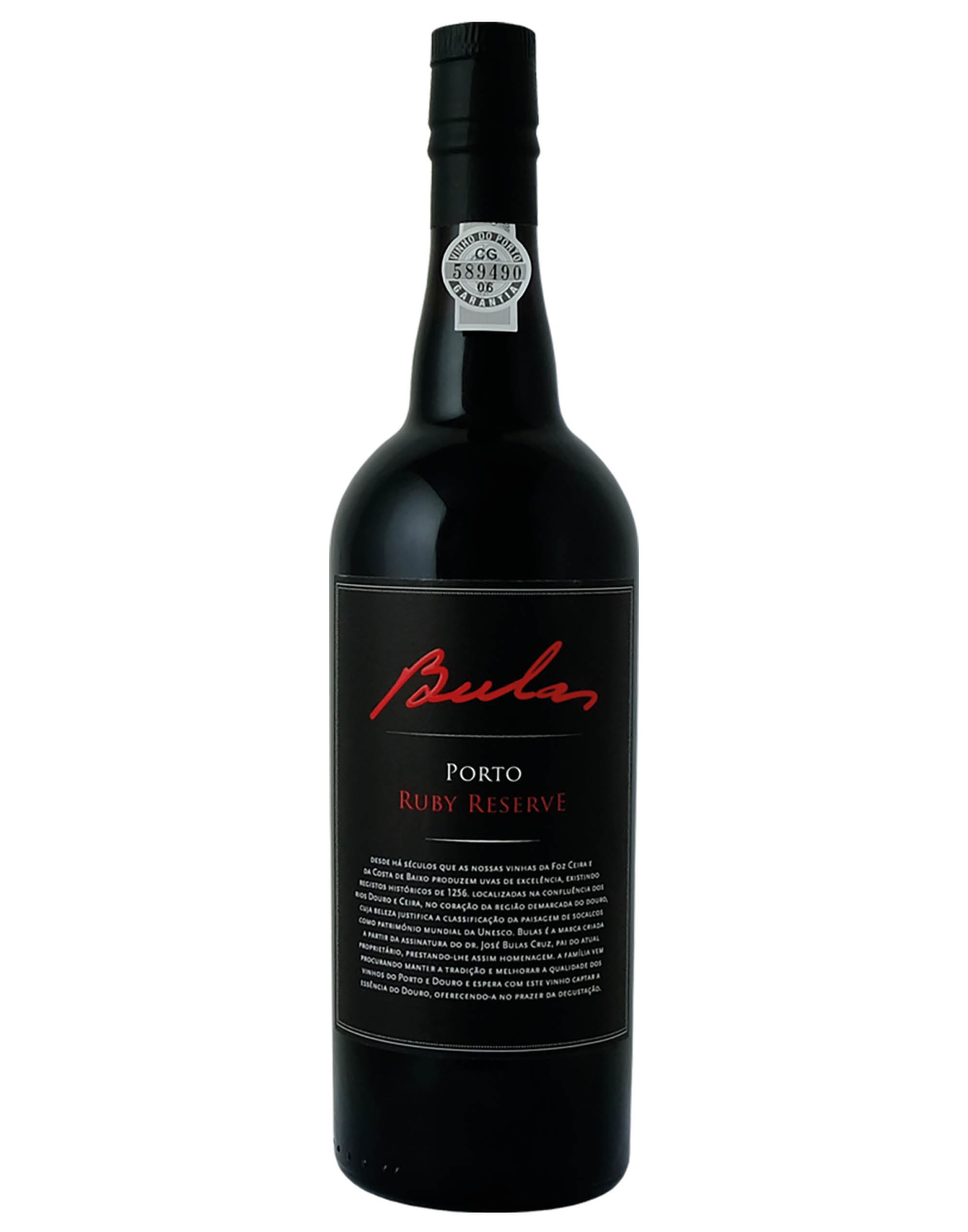 Porto DOC Ruby Reserve Bulas 0,75 ℓ, vino fortificato
