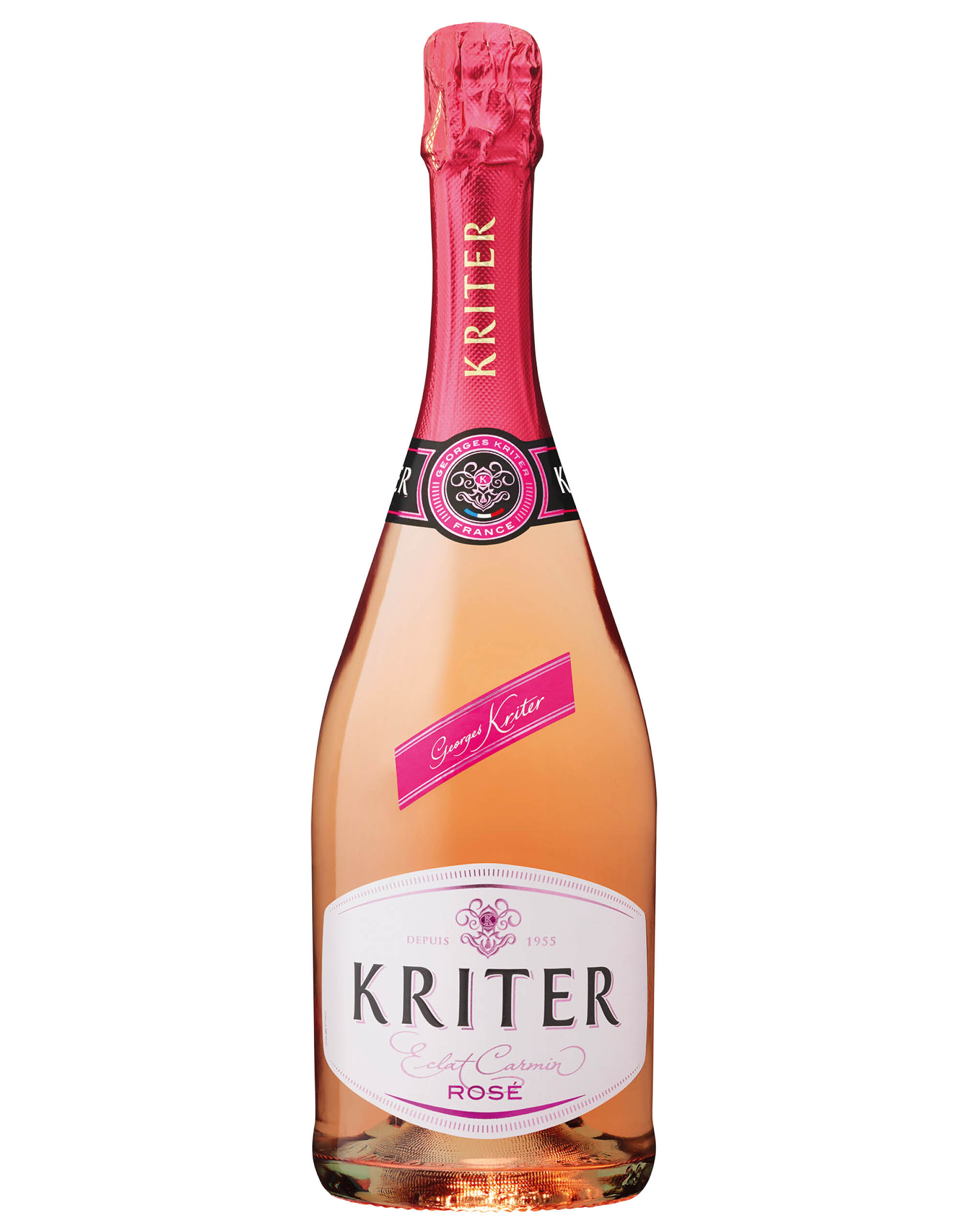 Vin Mousseux Rosé Brut Eclat Carmin Kriter 0,75 ℓ