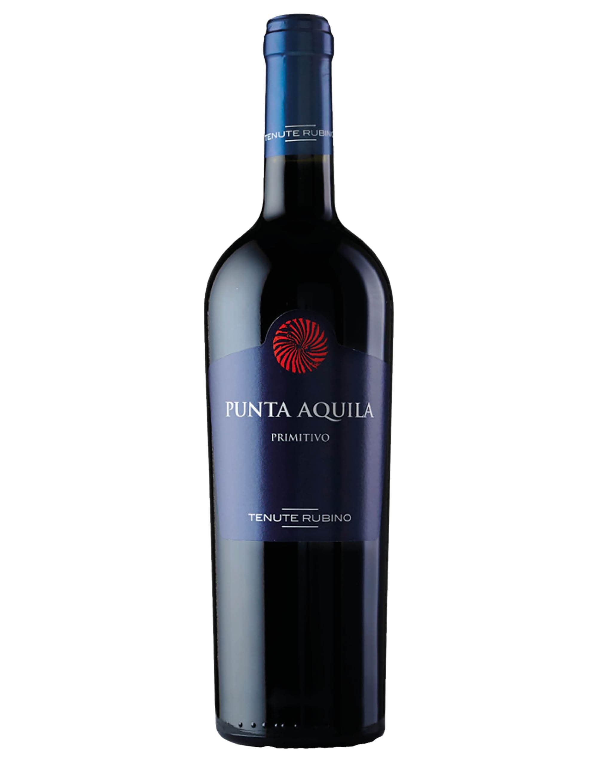 Salento Primitivo IGT Punta Aquila Tenute Rubino 2020 0,75 ℓ