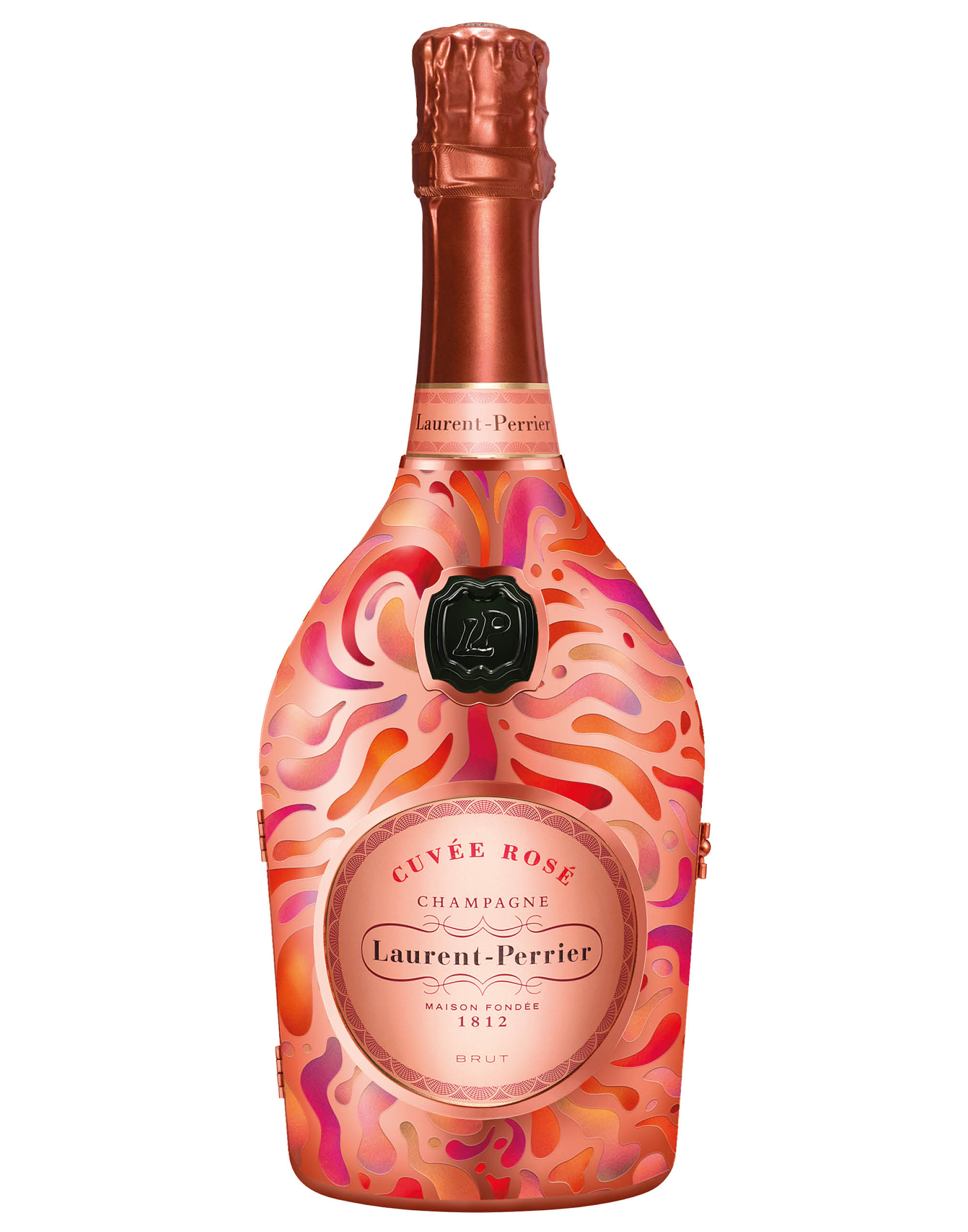 Champagne AOC Rosé Brut Laurent-Perrier 0,75 ℓ, Jacket with Petals