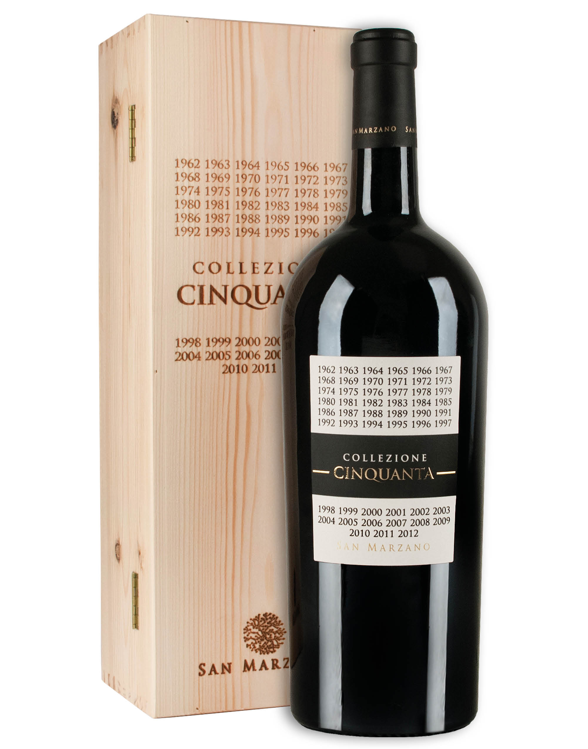 Rosso d'Italia Collezione Cinquanta San Marzano Magnum 1,5 ℓ, Casse...