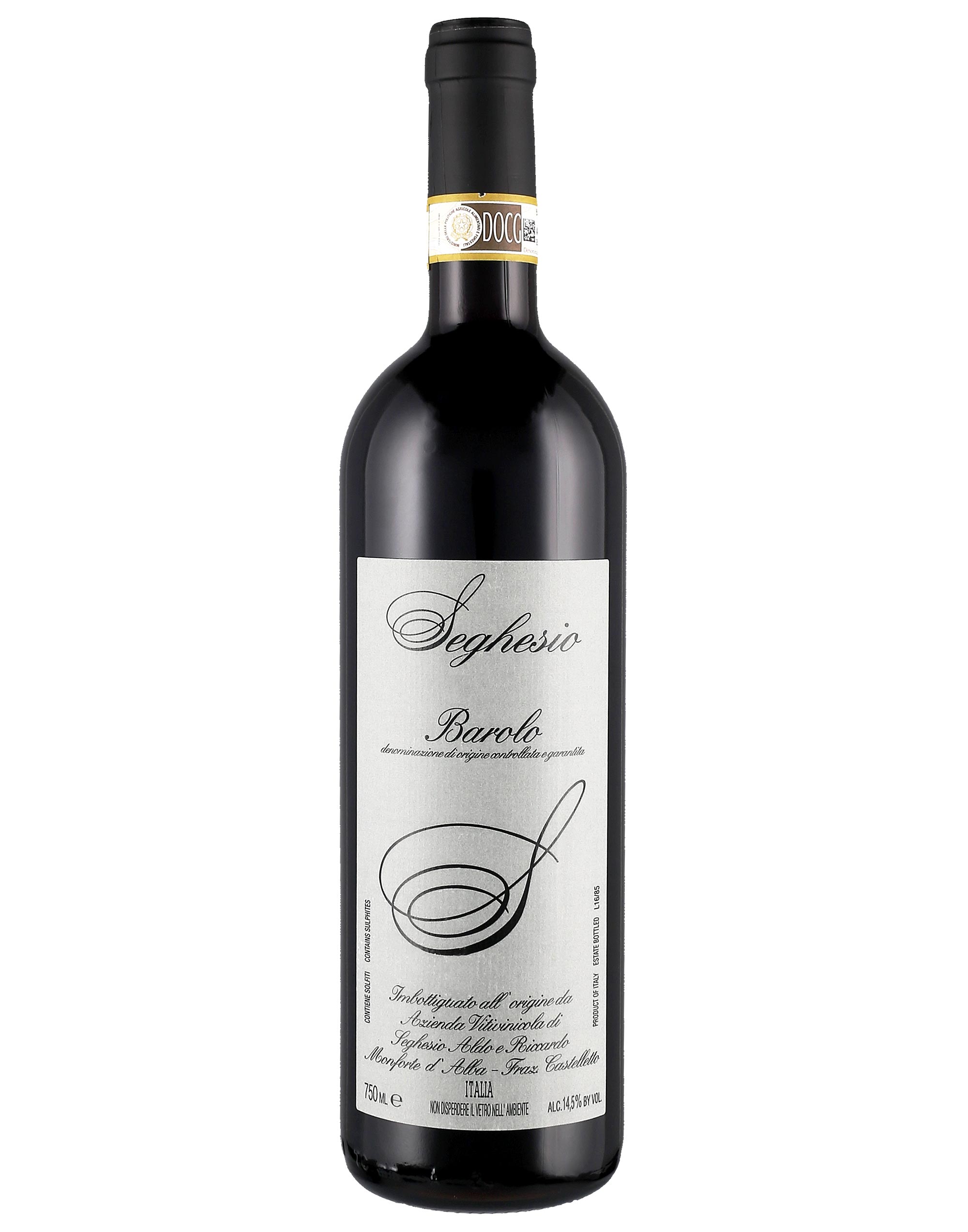 Barolo DOCG Seghesio 2019 0,75 ℓ, vino rosso