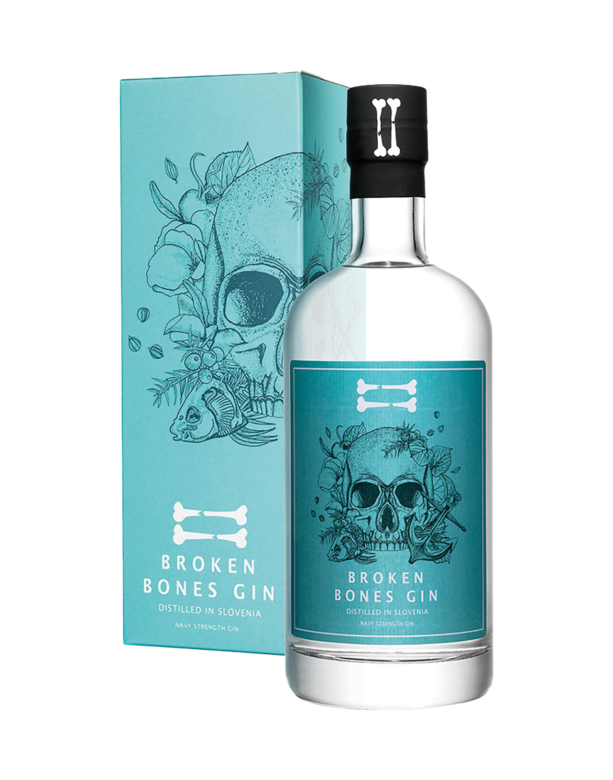 Gin Navy Strenght Broken Bones 500 ㎖, Astucciato
