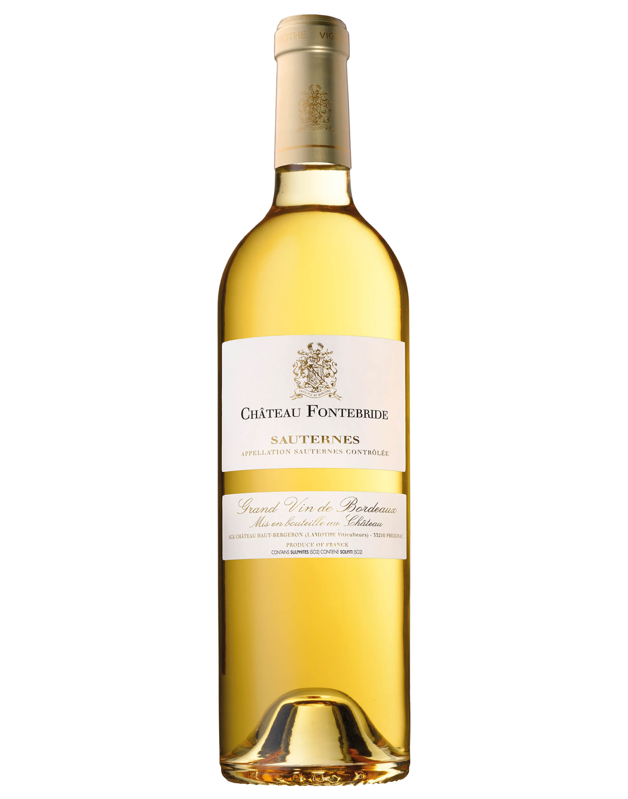 Sauternes AOC Château Fontebride Château Haut-Bergeron 2020 0,75 ℓ
