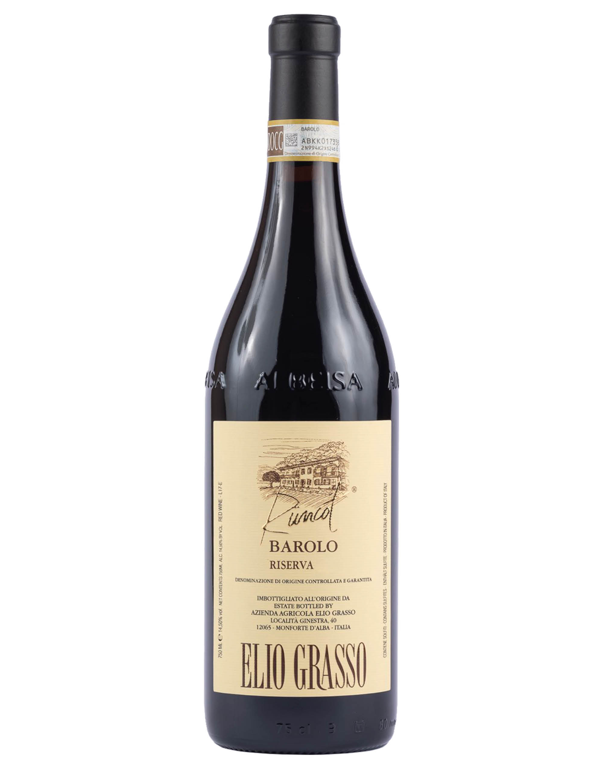 Barolo Riserva DOCG Runcot Elio Grasso 2016 0,75 ℓ