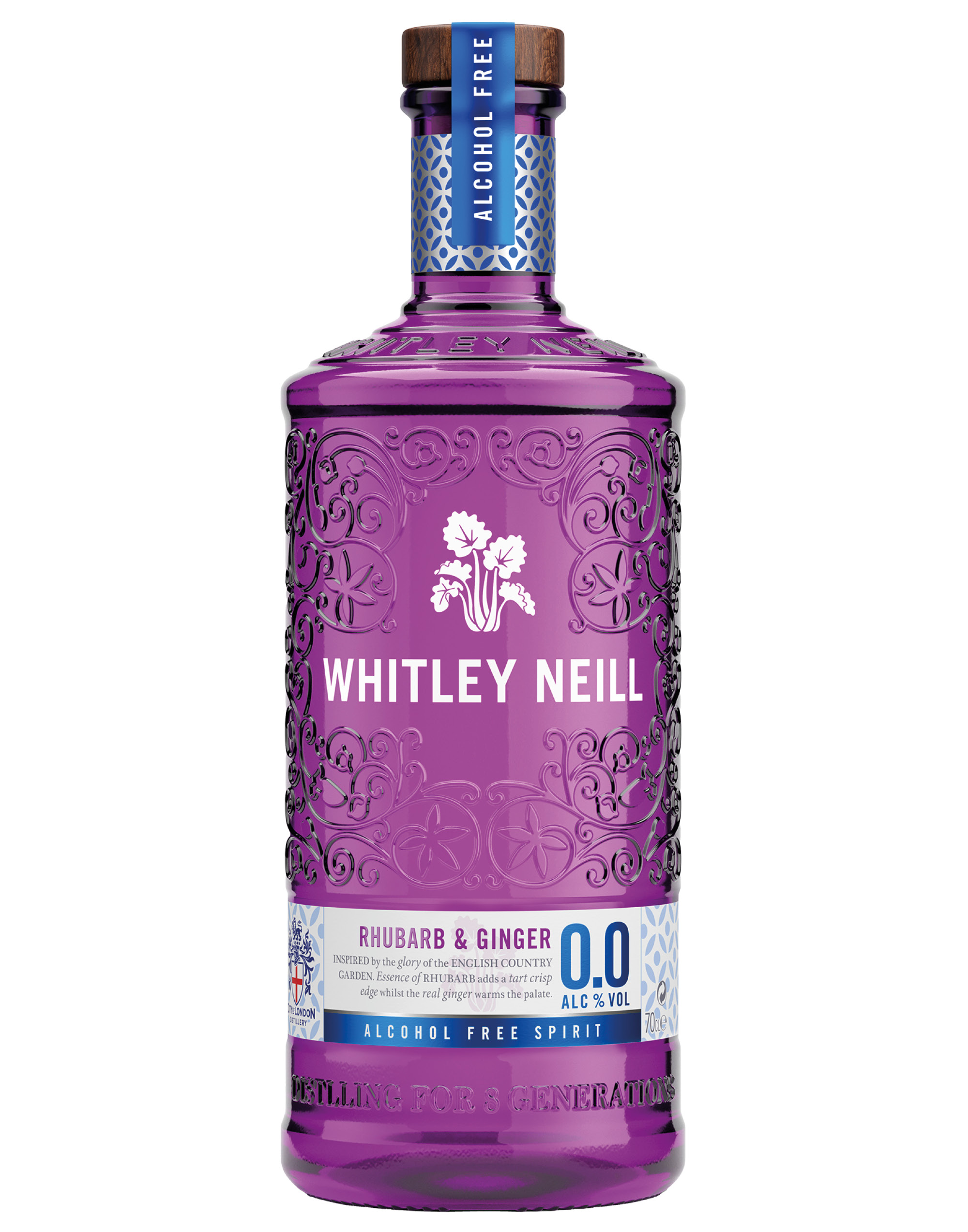 Rhubarb & Ginger Alcohol Free Spirit Whitley Neill 0,7 ℓ