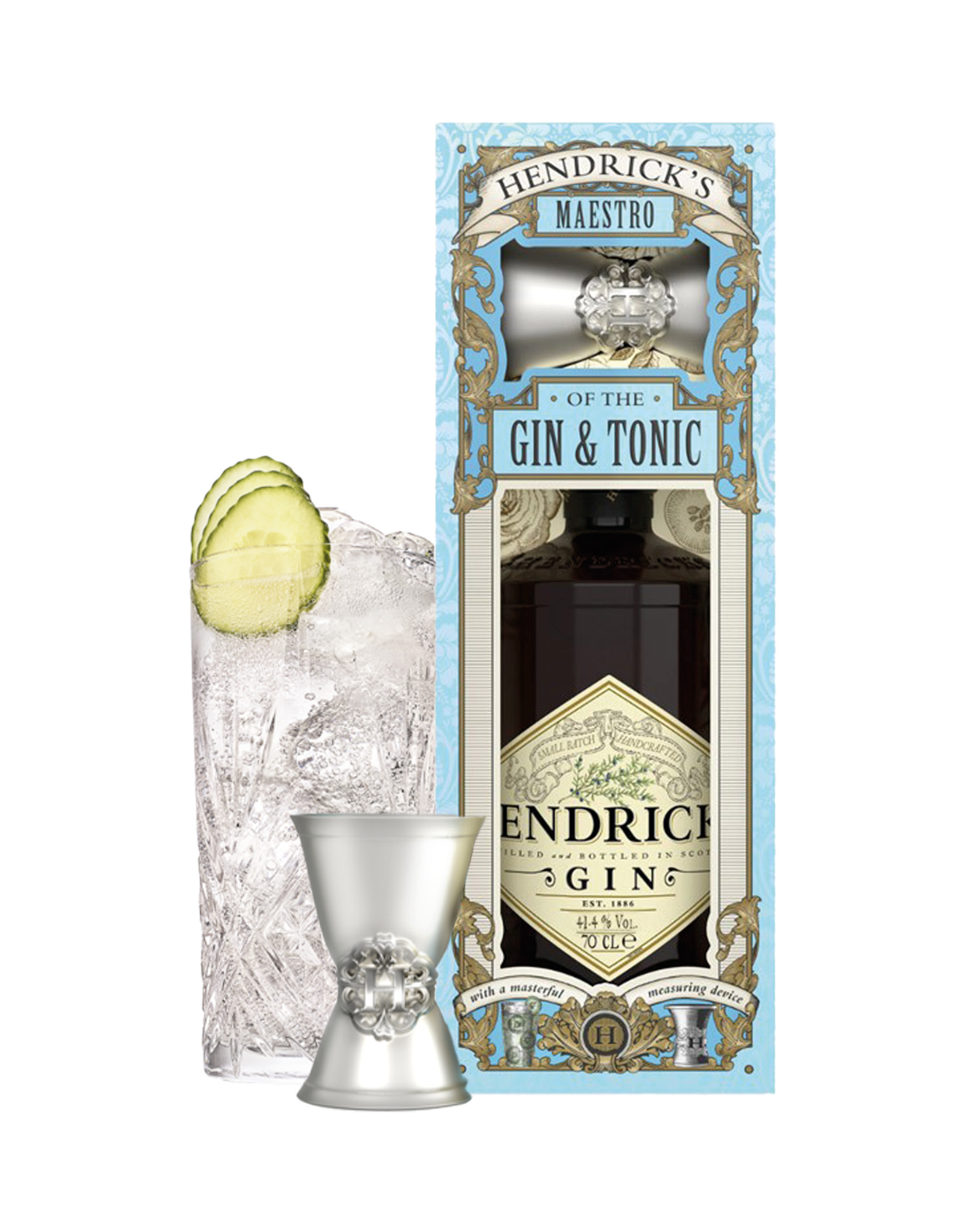 Hendrick's Gin Jigger Gift Pack 0,7 ℓ, Gift box with jigger