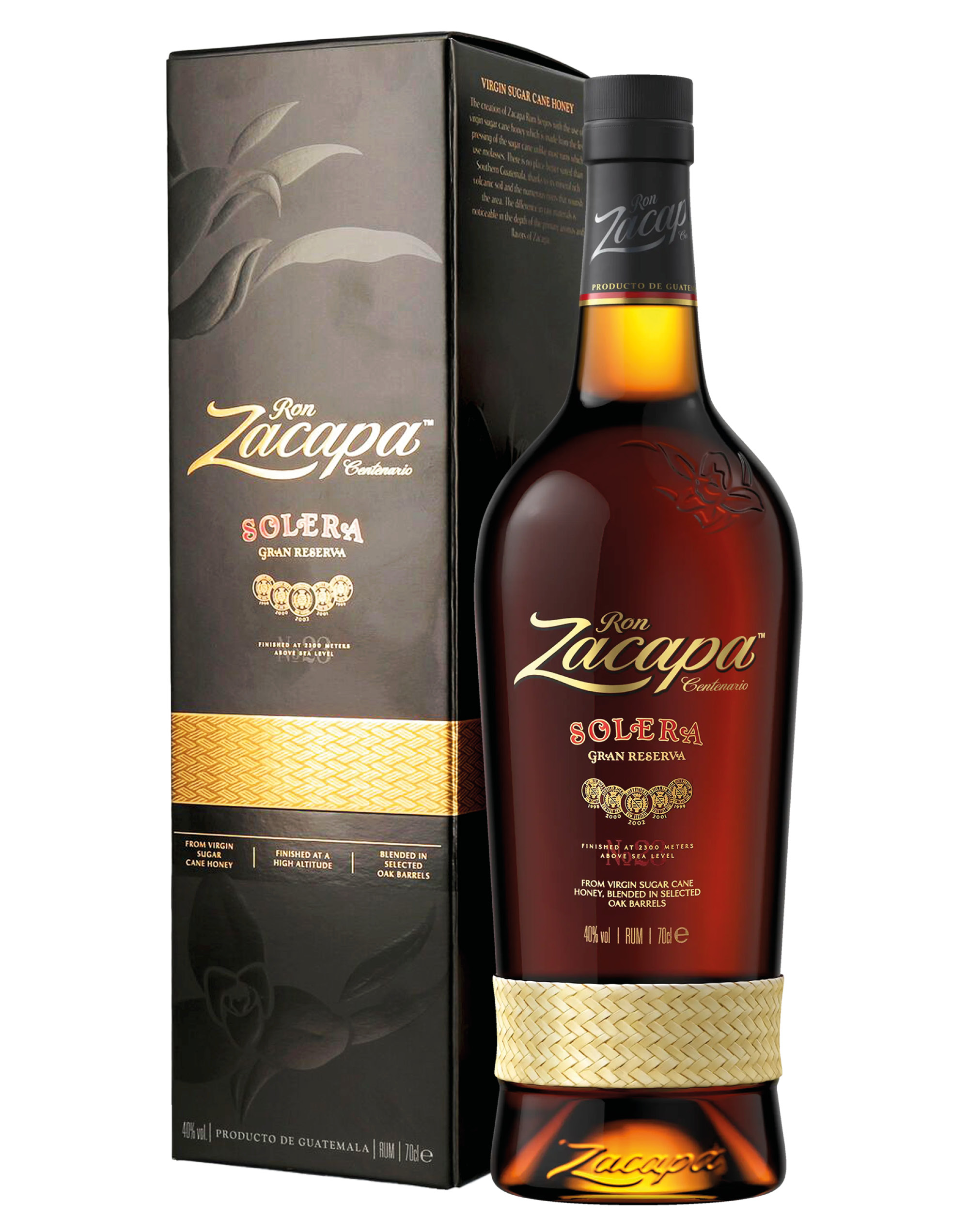 Ron de Guatemala DOP Solera Gran Reserva Ron Zacapa 0,7 ℓ, Gift box