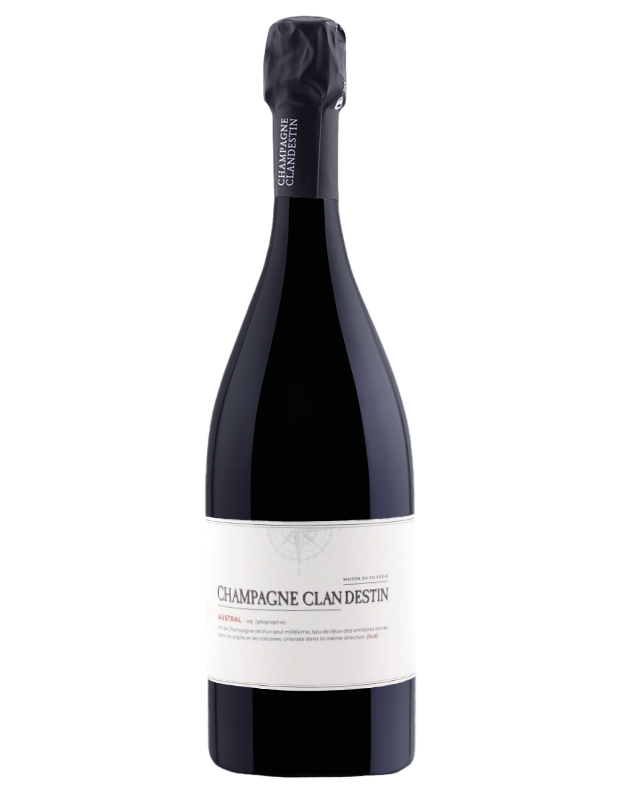 Champagne AOC Brut Nature Austral Clandestin 2022 0,75 ℓ