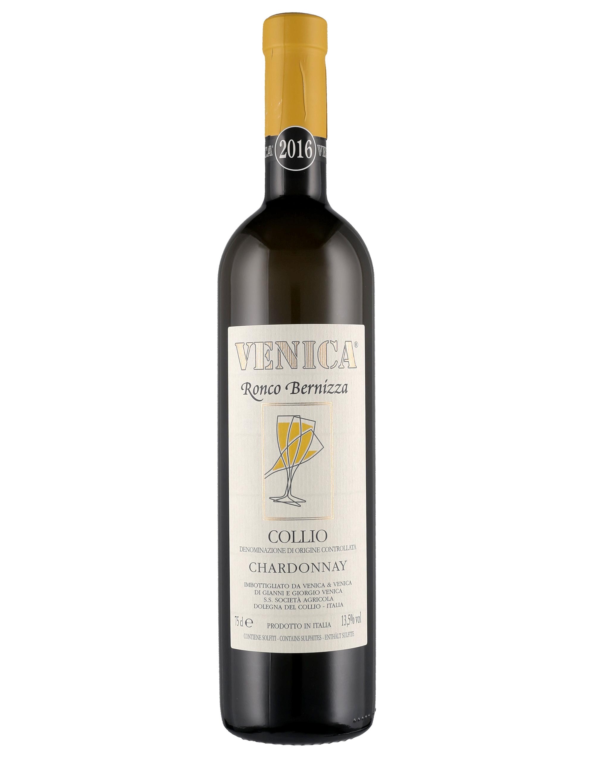 Collio DOC Chardonnay Ronco Bernizza Venica & Venica 2024 0,75 ℓ