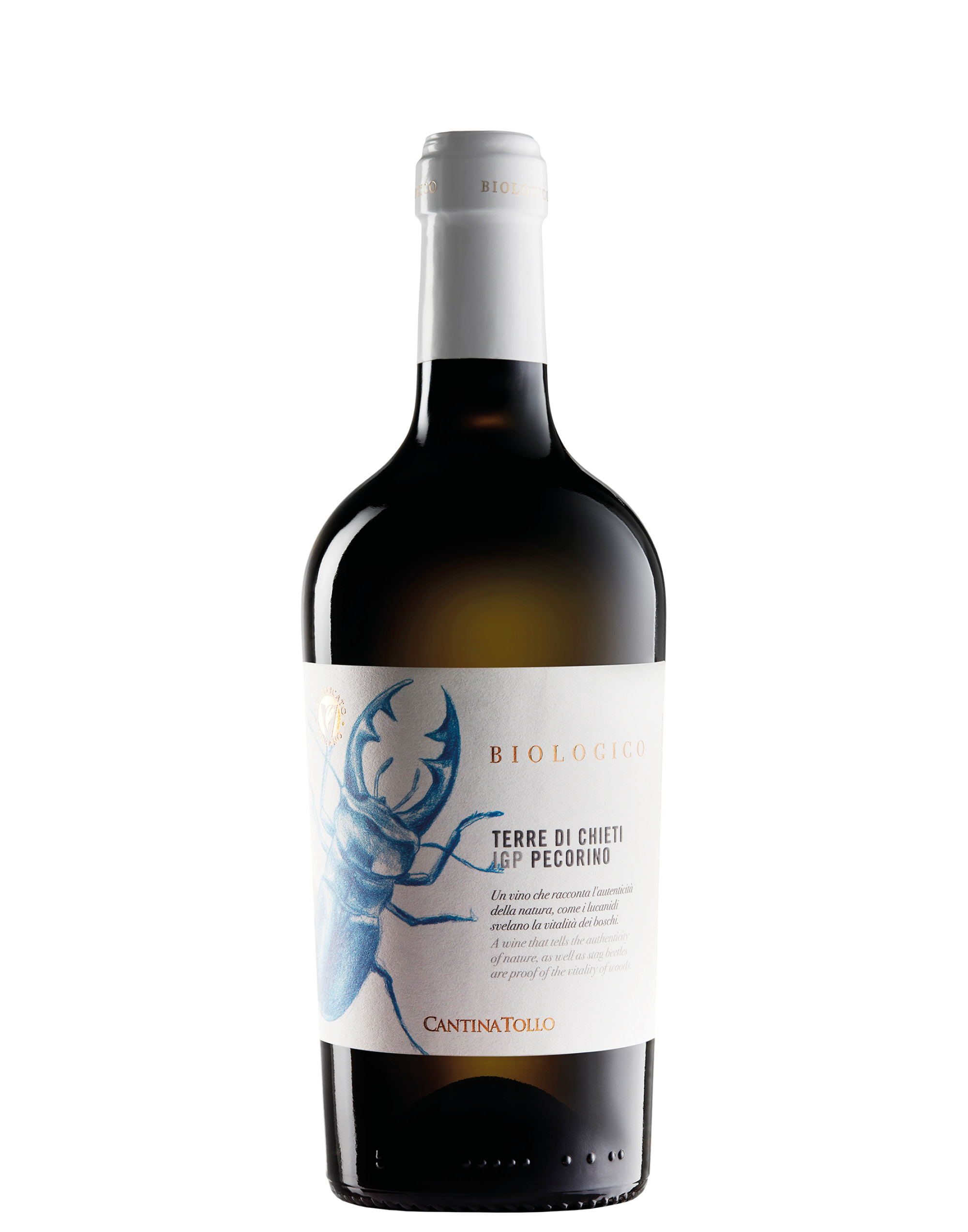 Terre d'Abruzzo IGP Pecorino Biologico Cantina Tollo 2024 0,75 ℓ