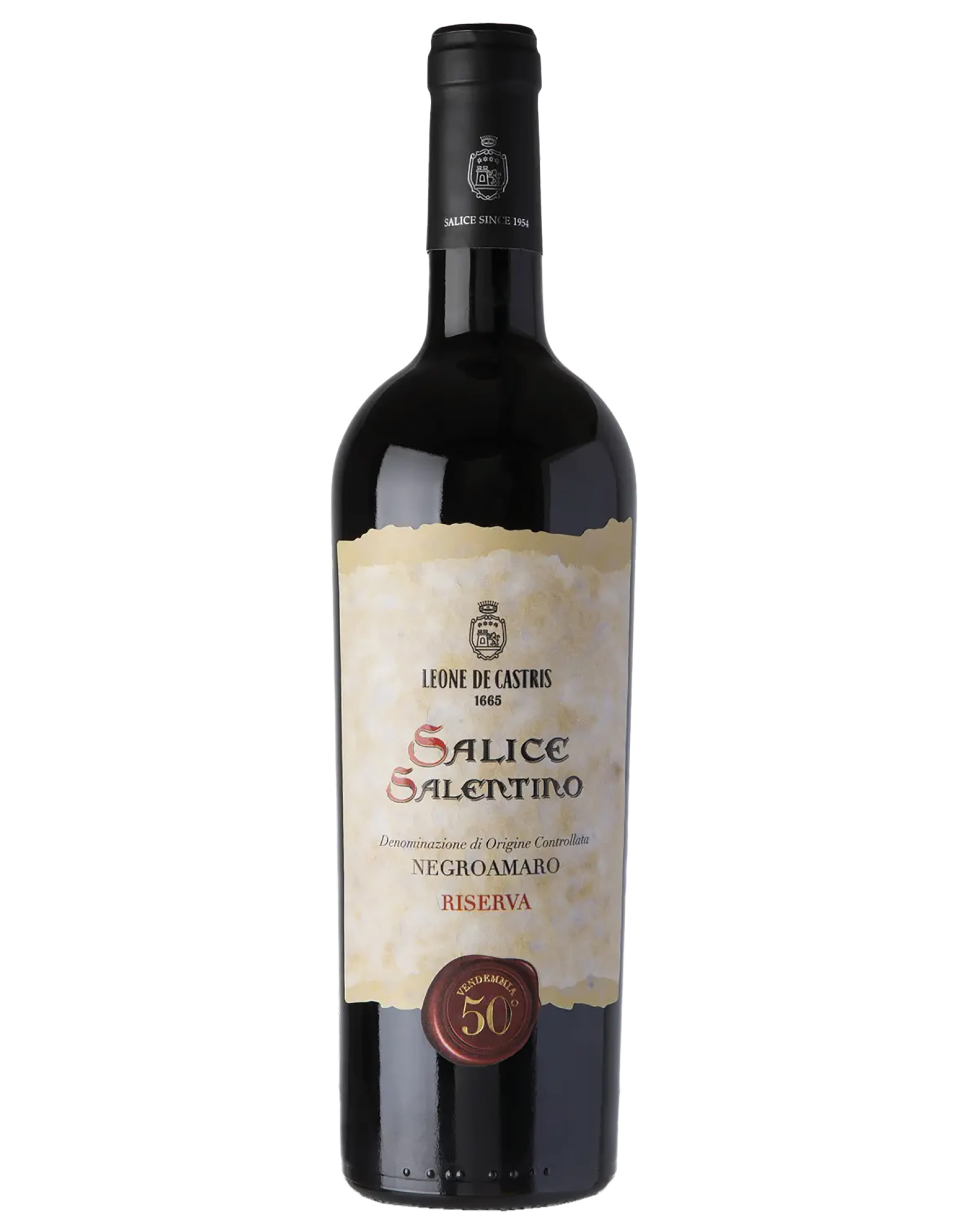 Salice Salentino Riserva DOC 50° Vendemmia Leone de Castris 2021 0,...