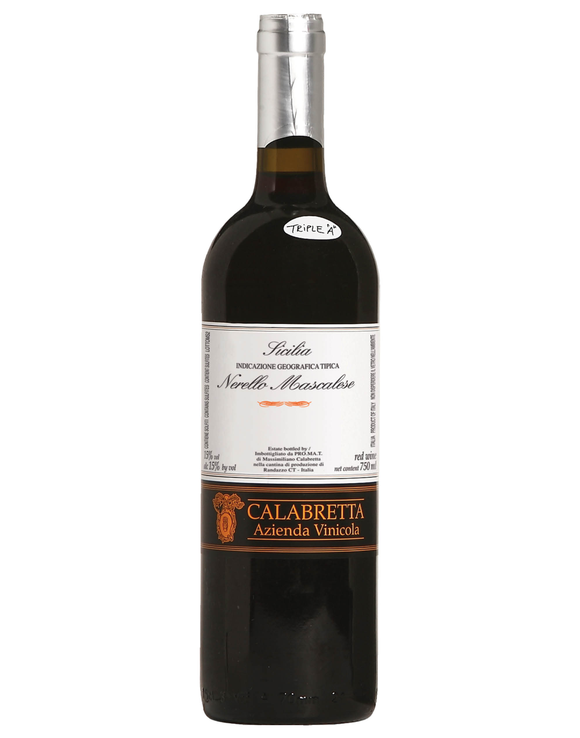 Terre Siciliane IGT Nerello Mascalese Vigne Vecchie Calabretta 2016...