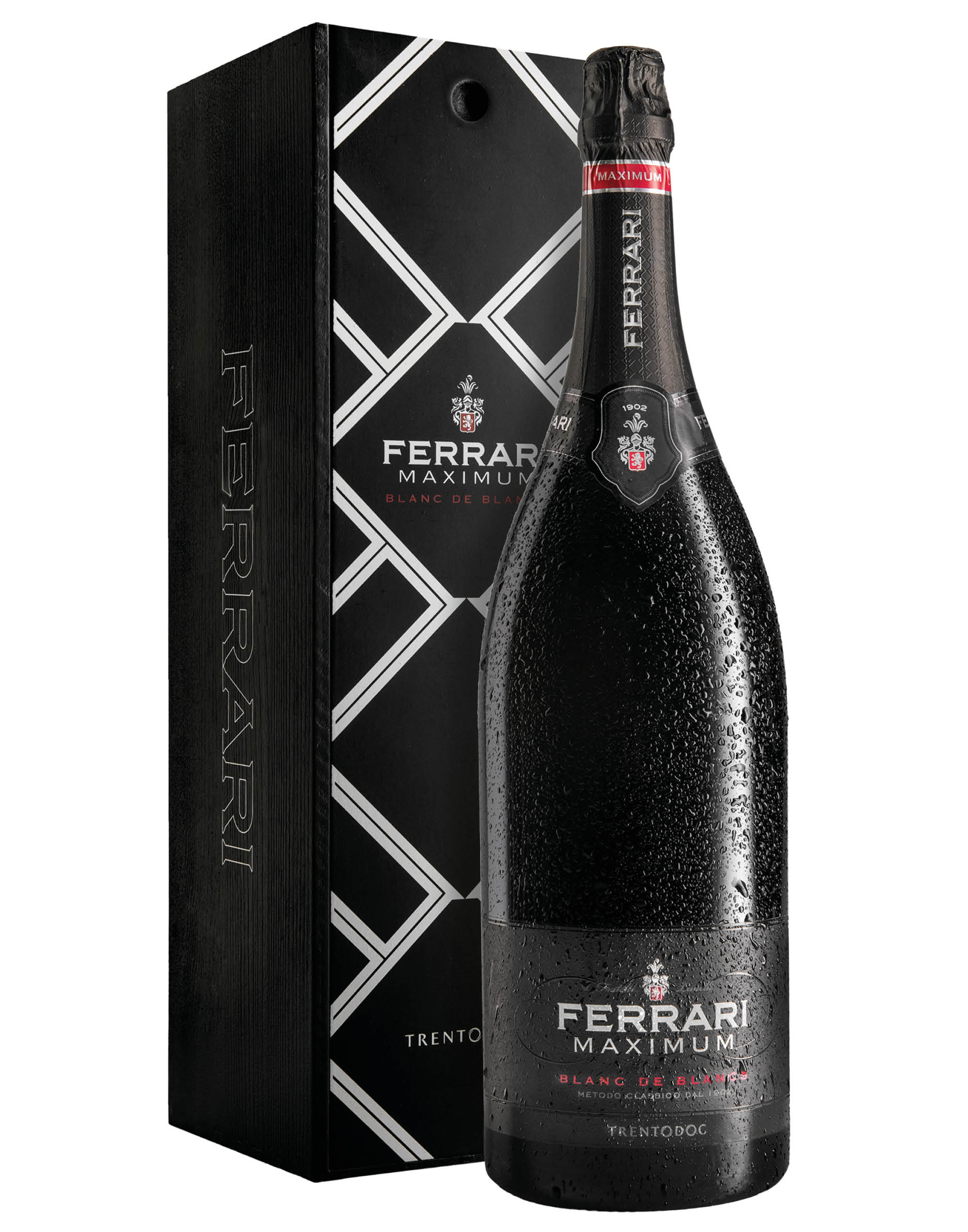 Trento DOC Brut Maximum Blanc de Blancs Ferrari Jeroboam 3 ℓ, Cass...
