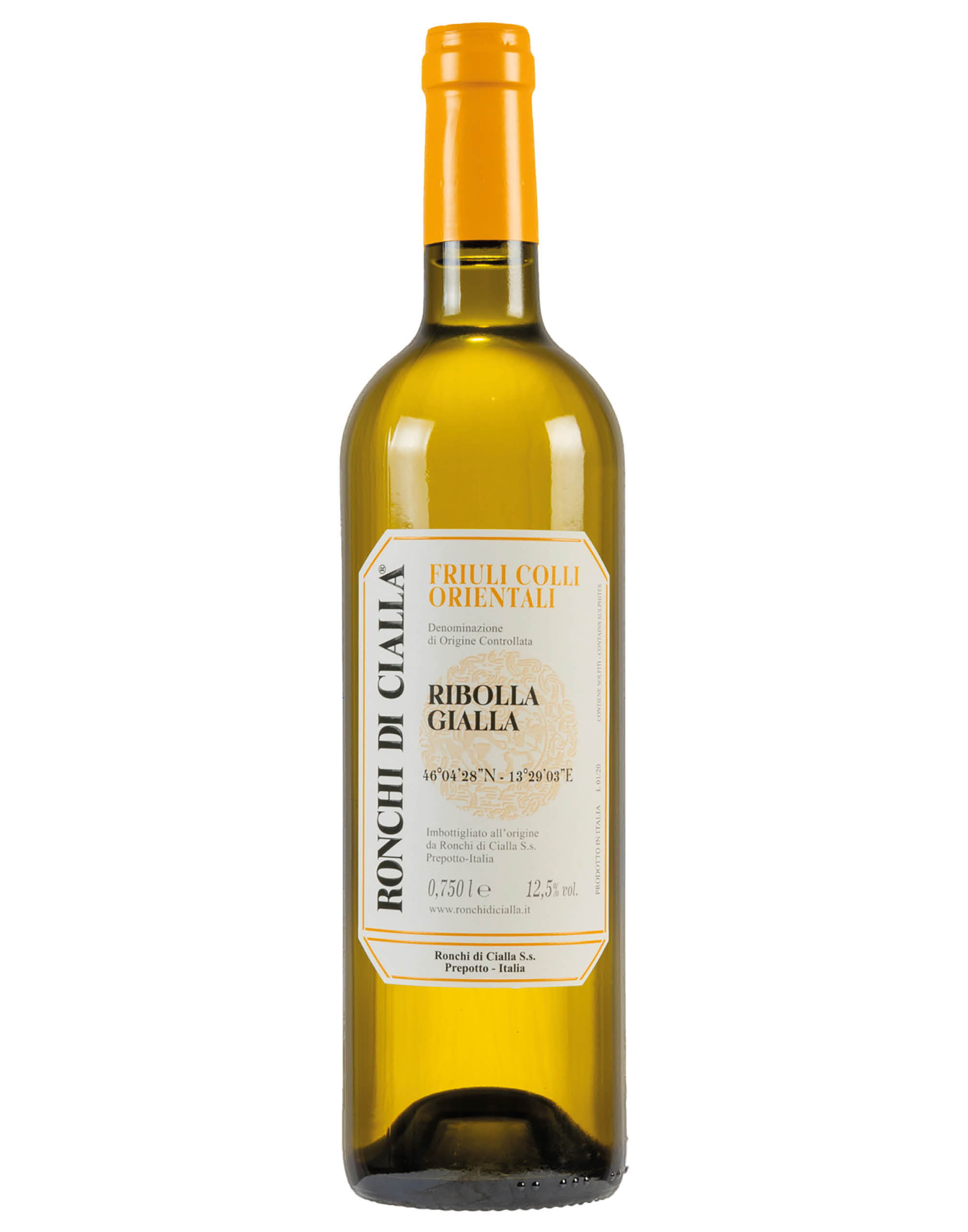 Friuli Colli Orientali DOC Ribolla Gialla Ronchi di Cialla 2024 0,...