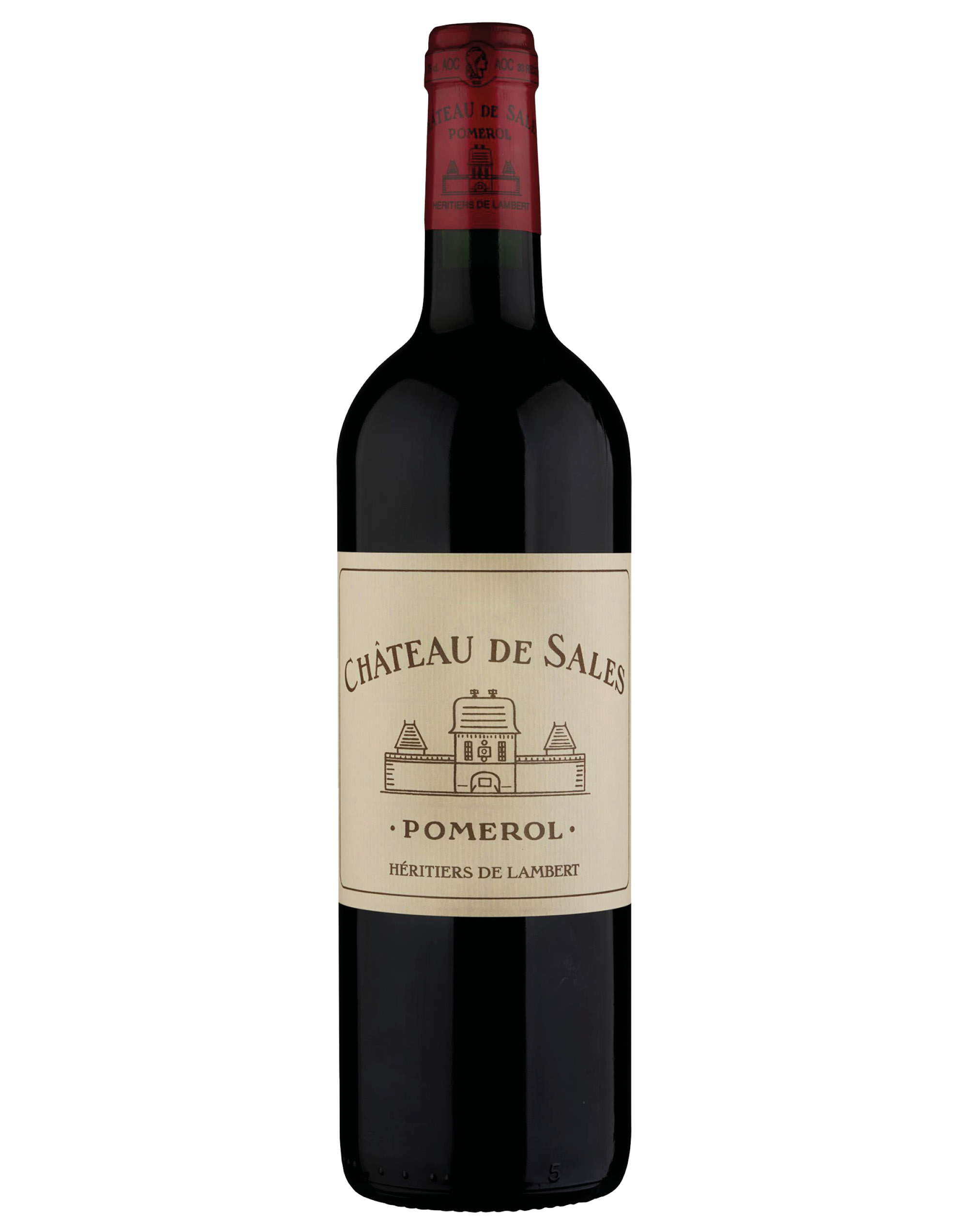Pomerol AOC Château de Sales 2023 0,75 ℓ, vin rouge
