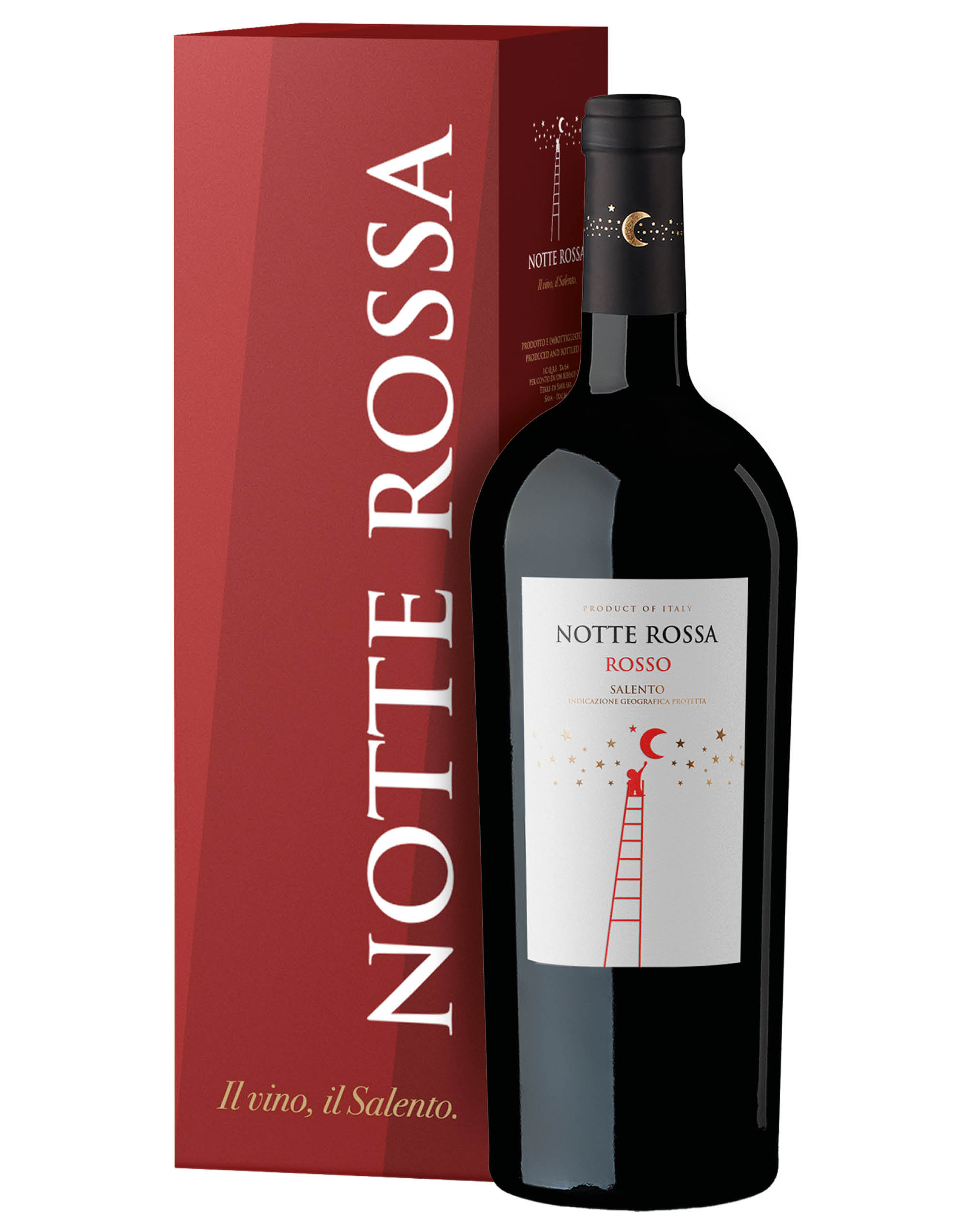 Salento IGP Rosso Notte Rossa Magnum 1,5 ℓ, Gift box