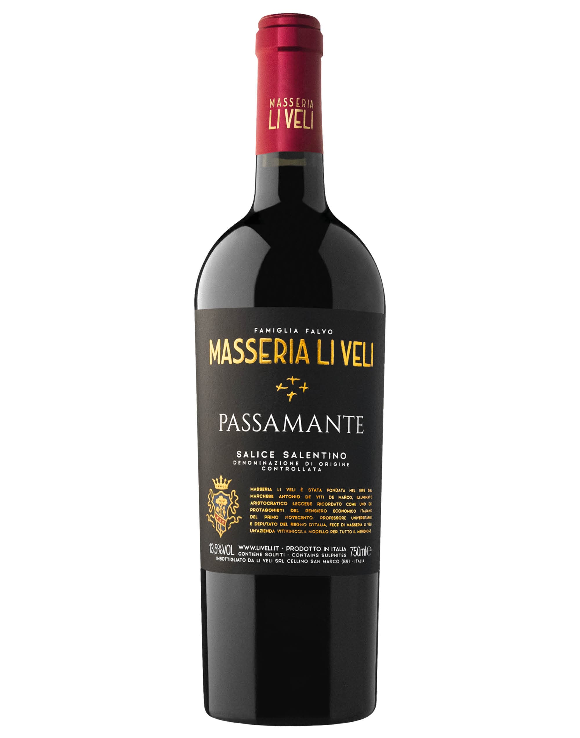 Salice Salentino DOC Passamante Masseria Li Veli 2024 0,75 ℓ