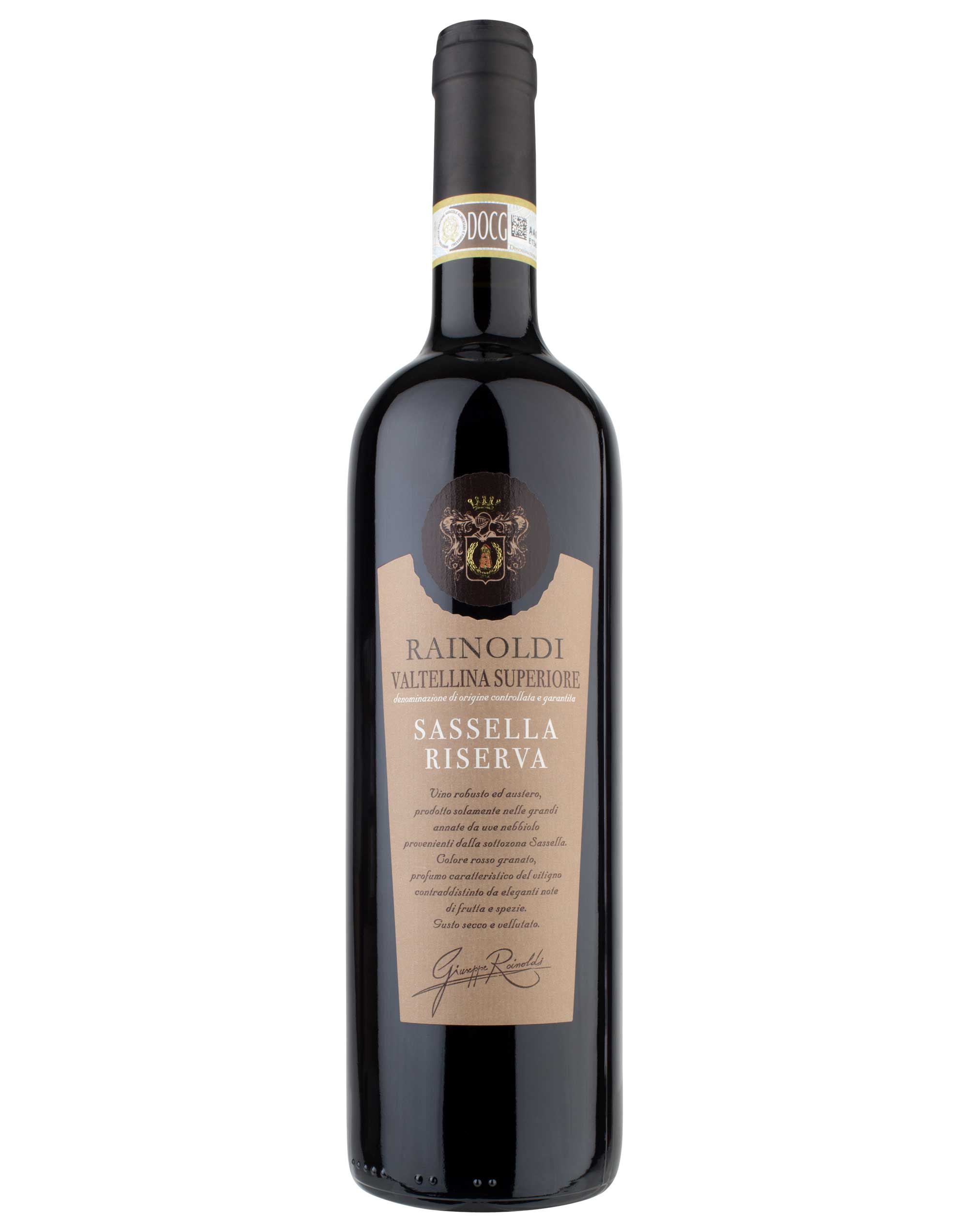 Valtellina Superiore Sassella Riserva DOCG Rainoldi 2021 0,75 ℓ