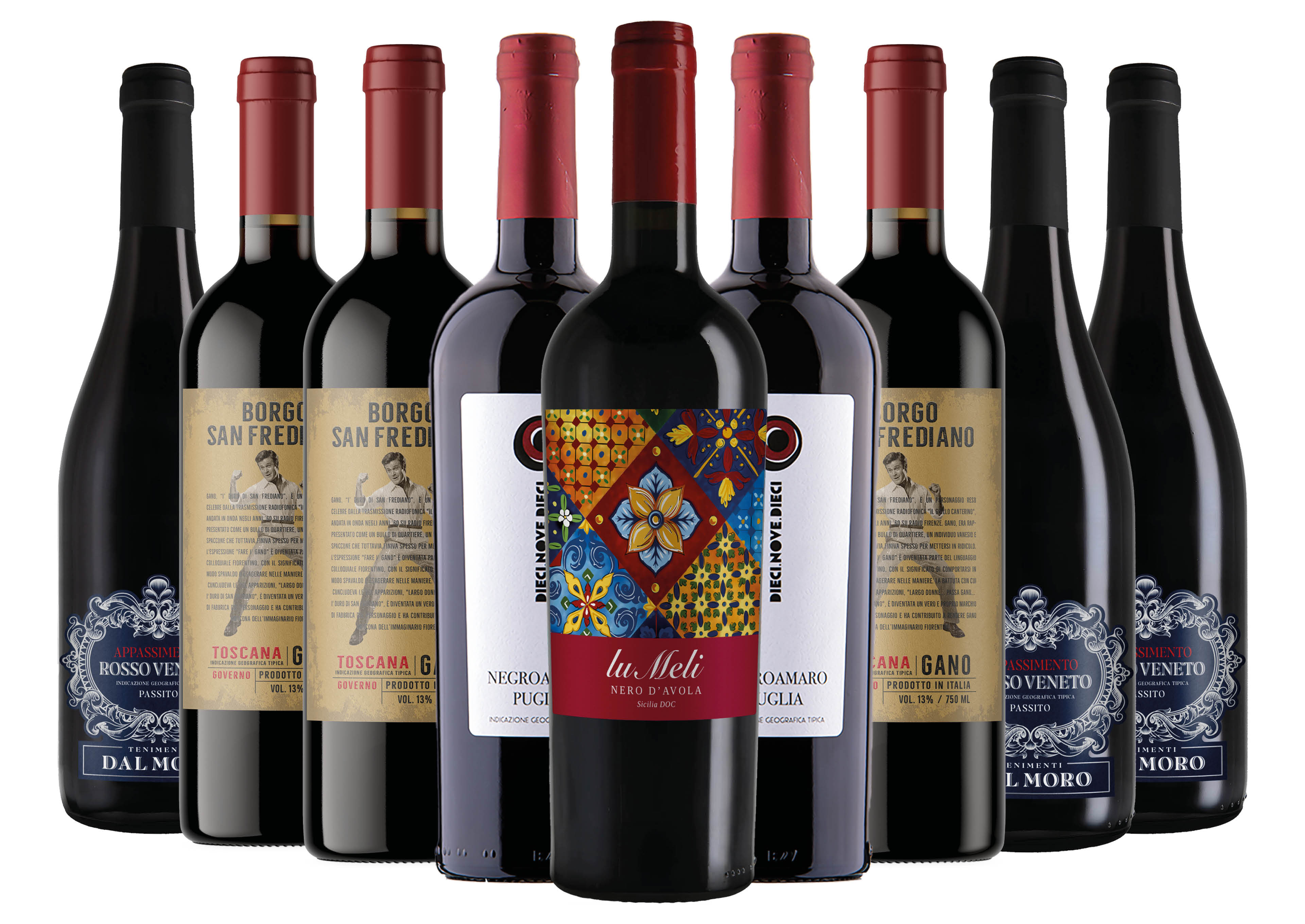 Appassimento & Friend 9 bouteilles de 0,75 ℓ, vin rouge