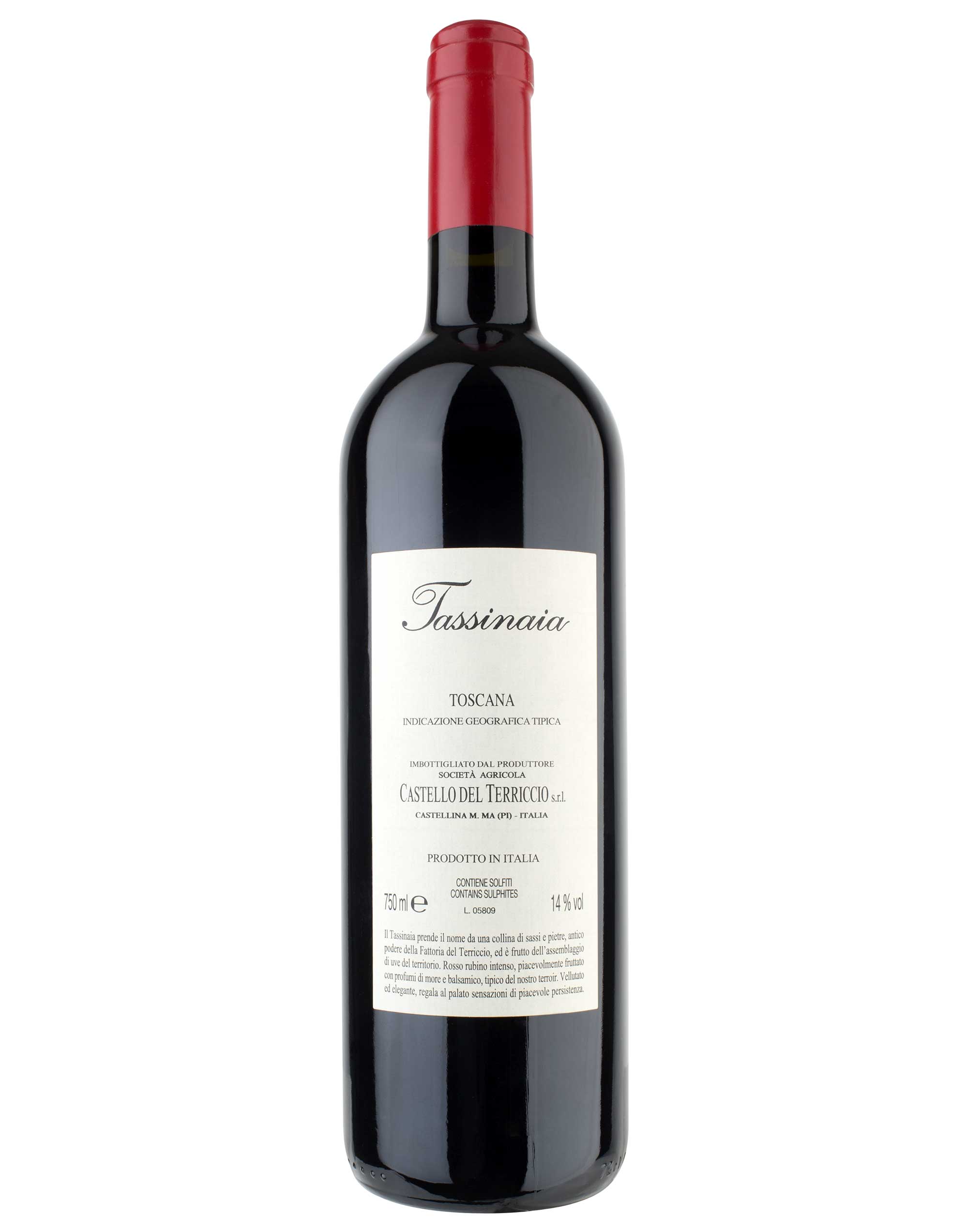 Toscana IGT Tassinaia Castello del Terriccio 2022 0,75 ℓ