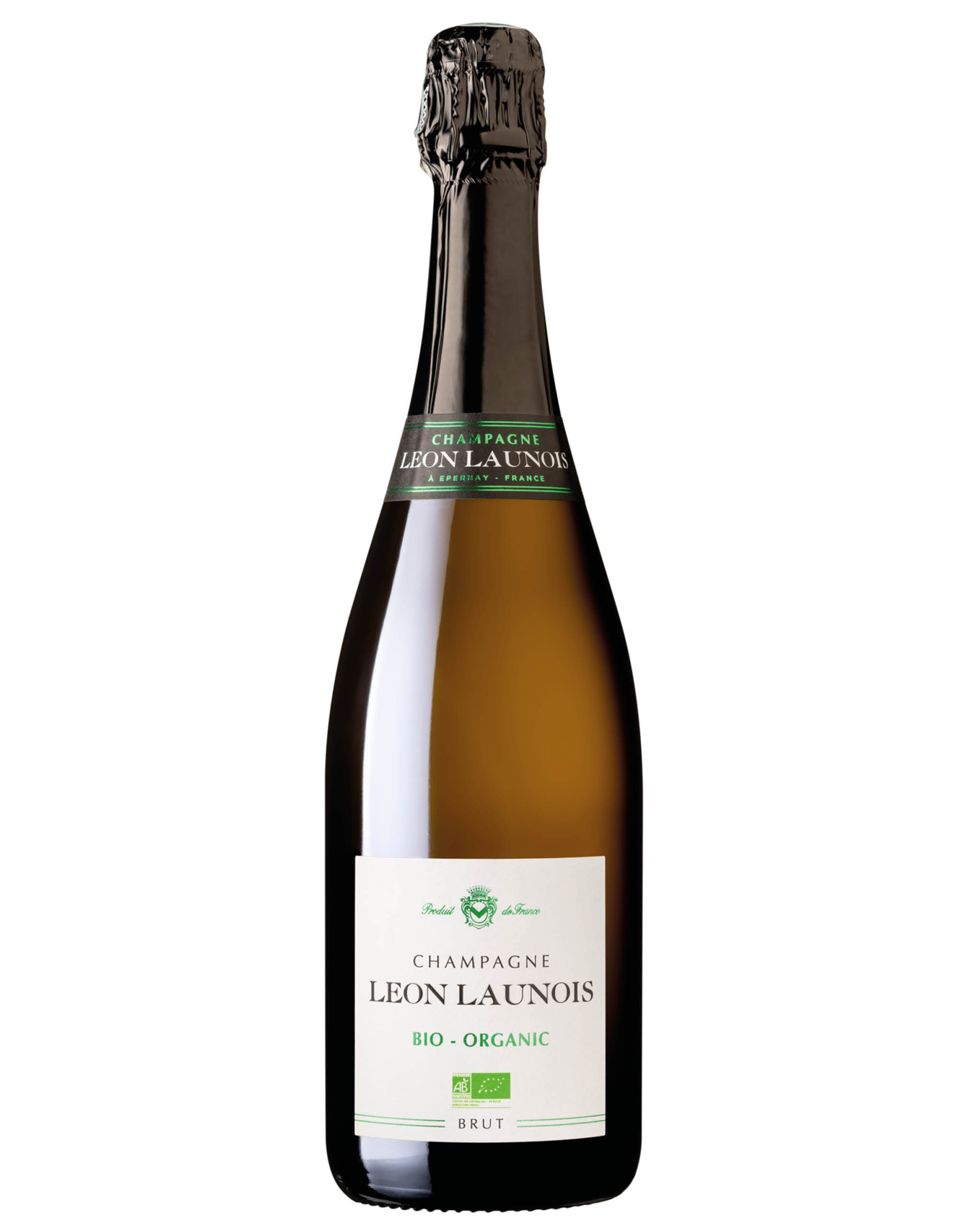 Champagne AOC Brut Bio - Organic Léon Launois 0,75 ℓ