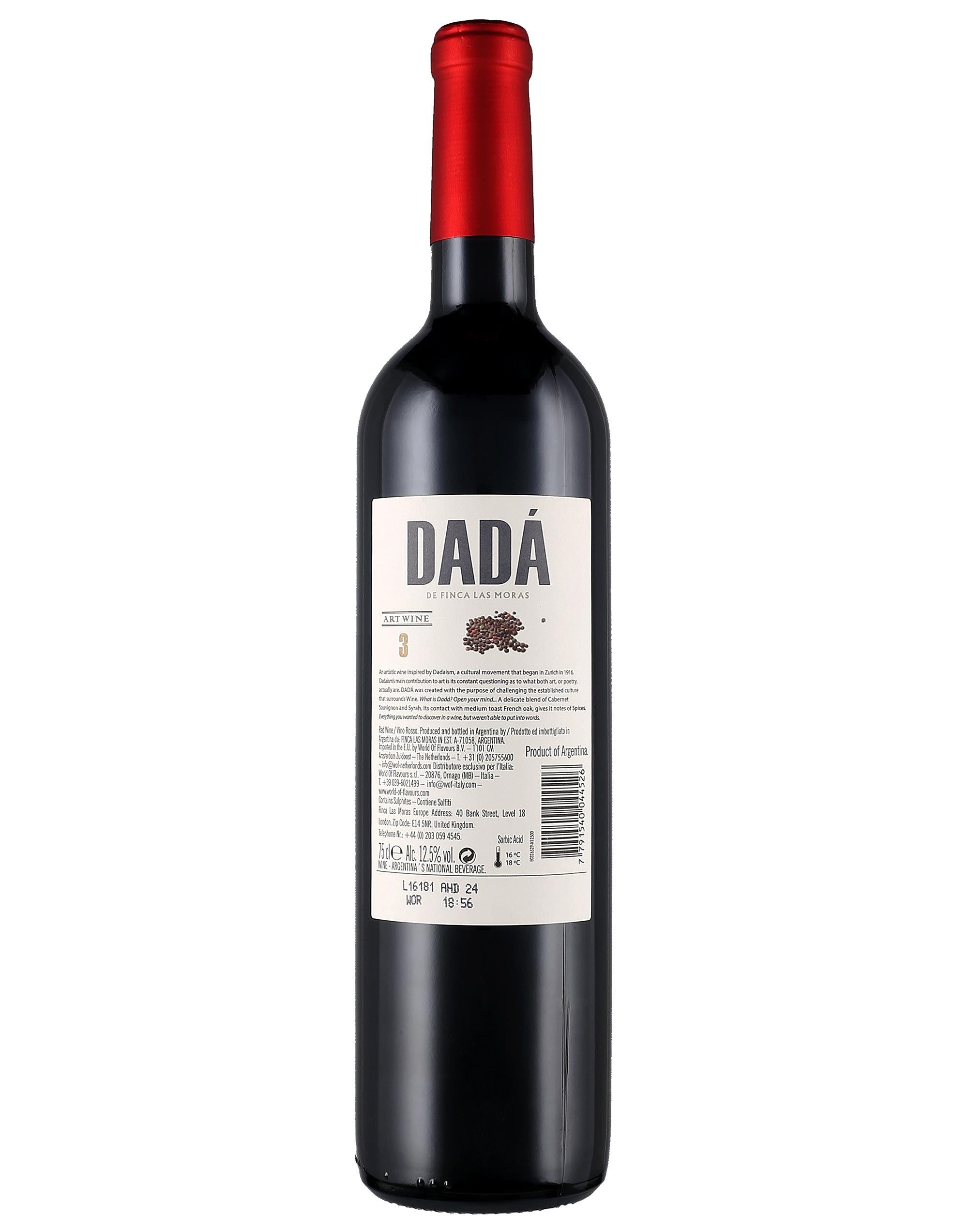 Dadà Art Wine 3 Finca Las Moras 2024 0,75 ℓ, rotwein