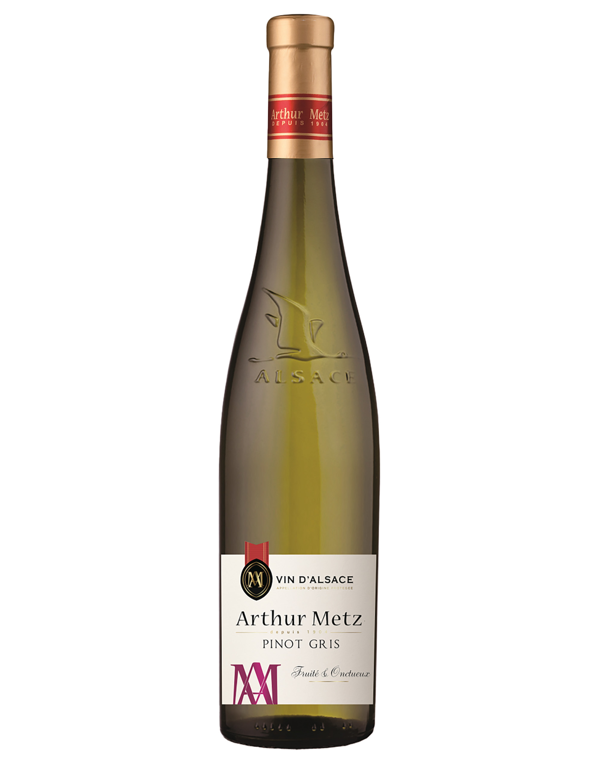 Alsace AOP Pinot Gris Arthur Metz 2024 0,75 ℓ, vino blanco