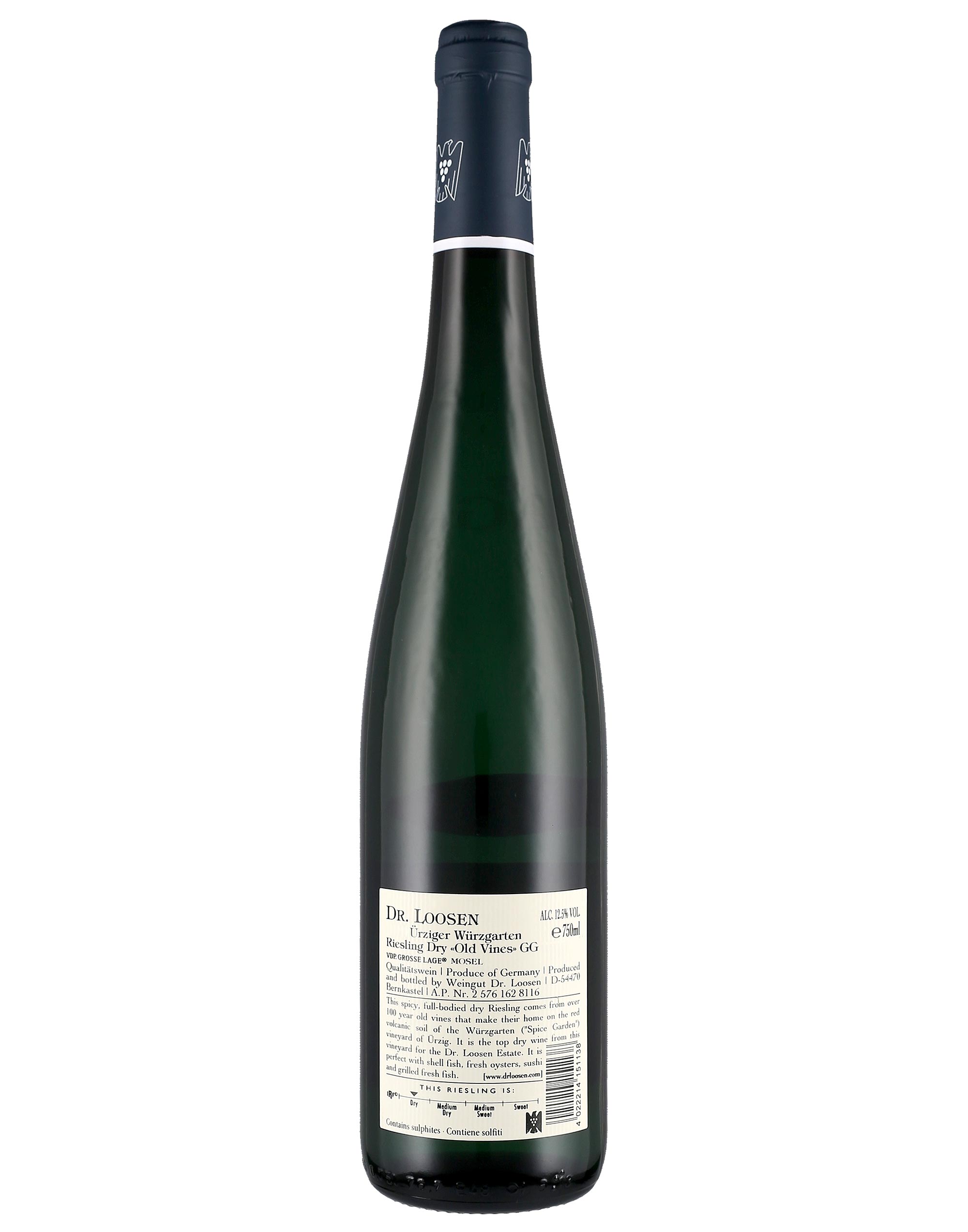 Mosel QbA Ürziger Würzgarten Riesling Trocken Alte Reben Grosses Ge...