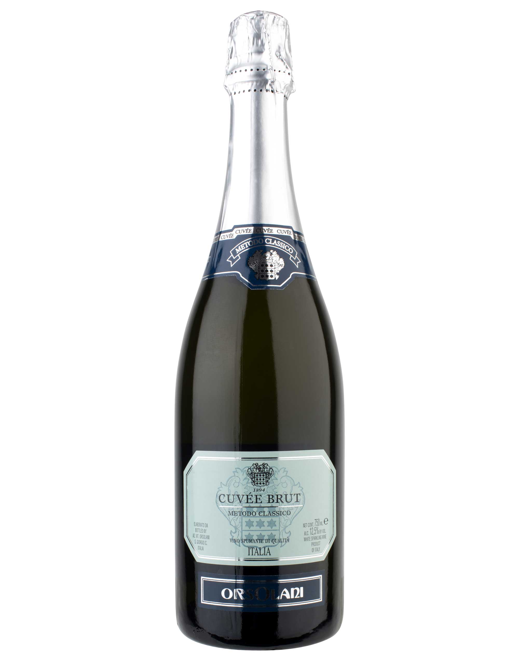 Vino Spumante di Qualità Cuvée Brut Metodo Classico Orsolani 0,75 ℓ
