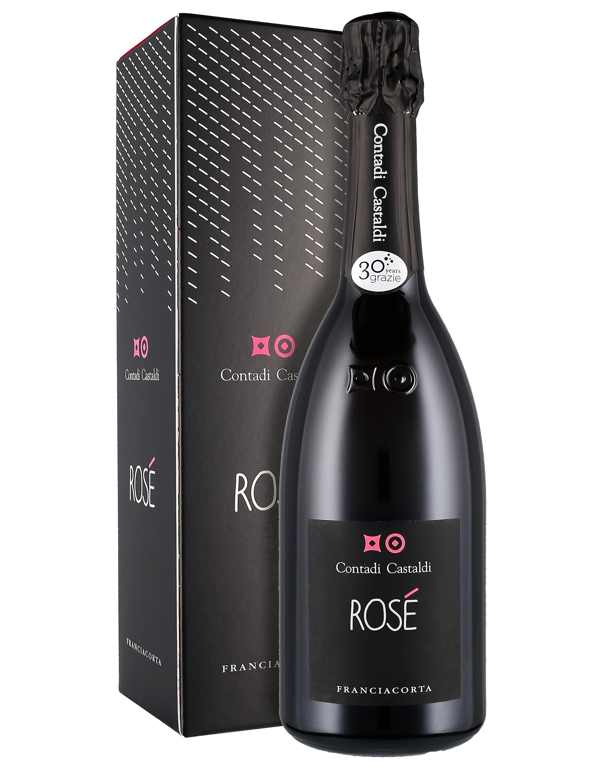 Franciacorta DOCG Brut Rosé Contadi Castaldi 0,75 ℓ, En Étui