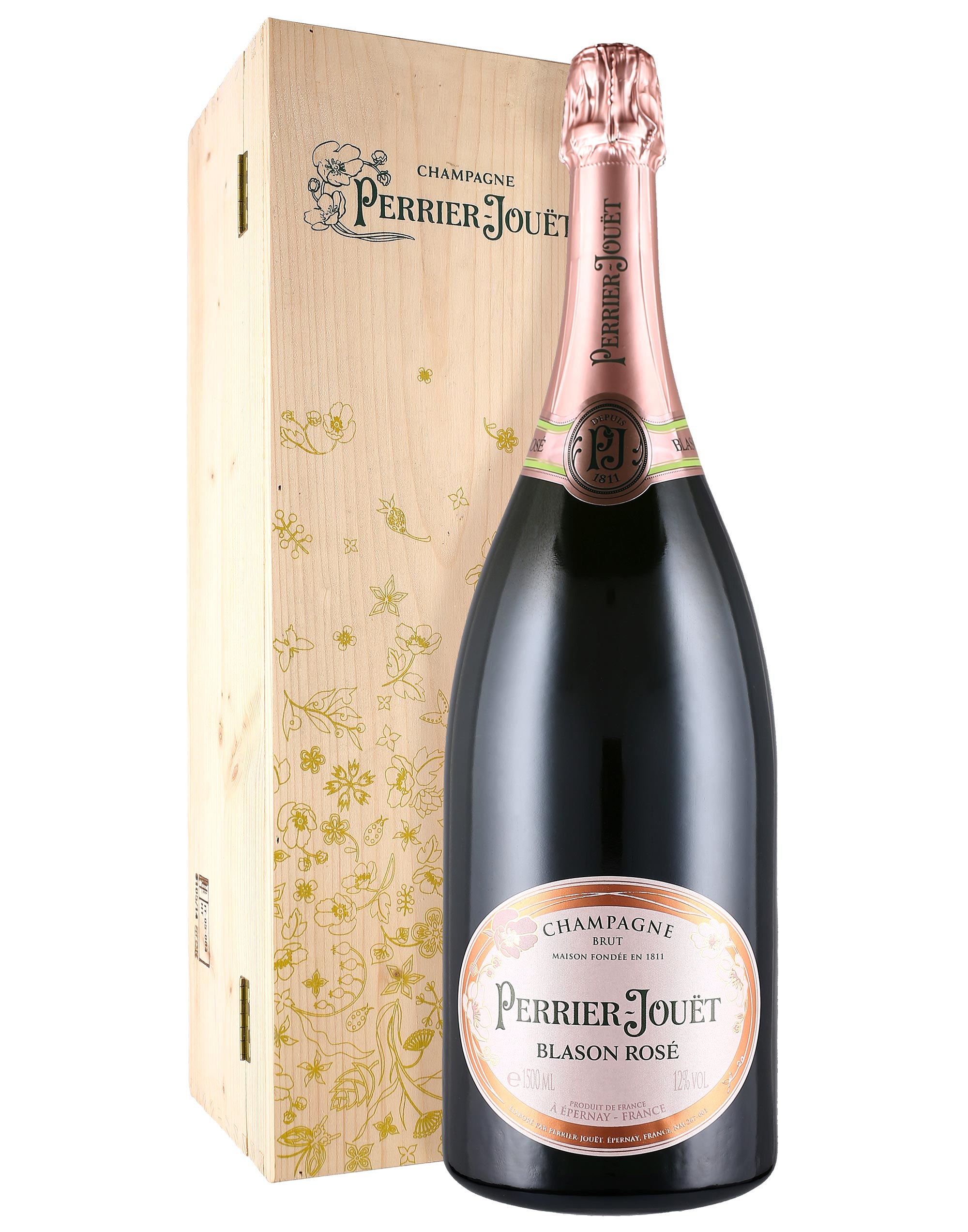 Champagne AOC Perrier-Jouët Blason Rosé Perrier Jouët Magnum 1,5 ℓ,...