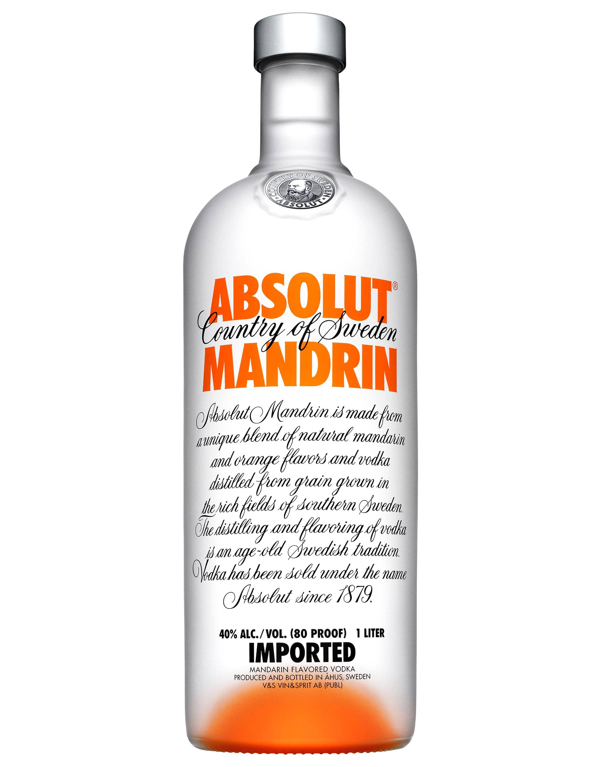 Absolut Mandrin Vodka Absolut 1 ℓ