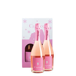 Estuche doble Caprice 2 botellas de 0,75 ℓ, Con estuche