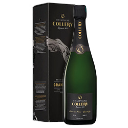 Champagne AOC Blanc de Noirs Grand Cru Brut Collery 0,75 ℓ, En étui